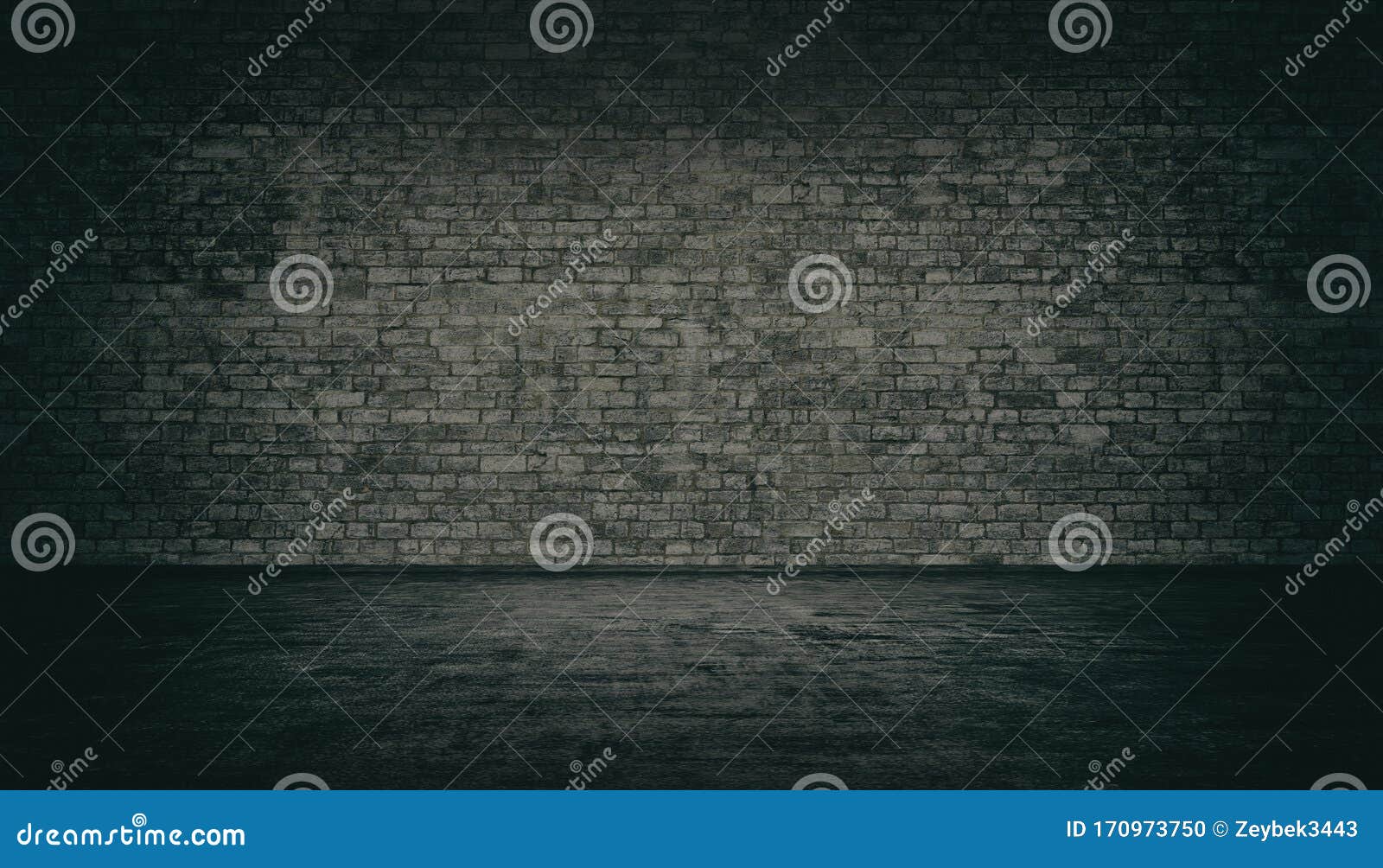 Empty Stone Wall Background and Floor Stock Photo - Image of copy ...