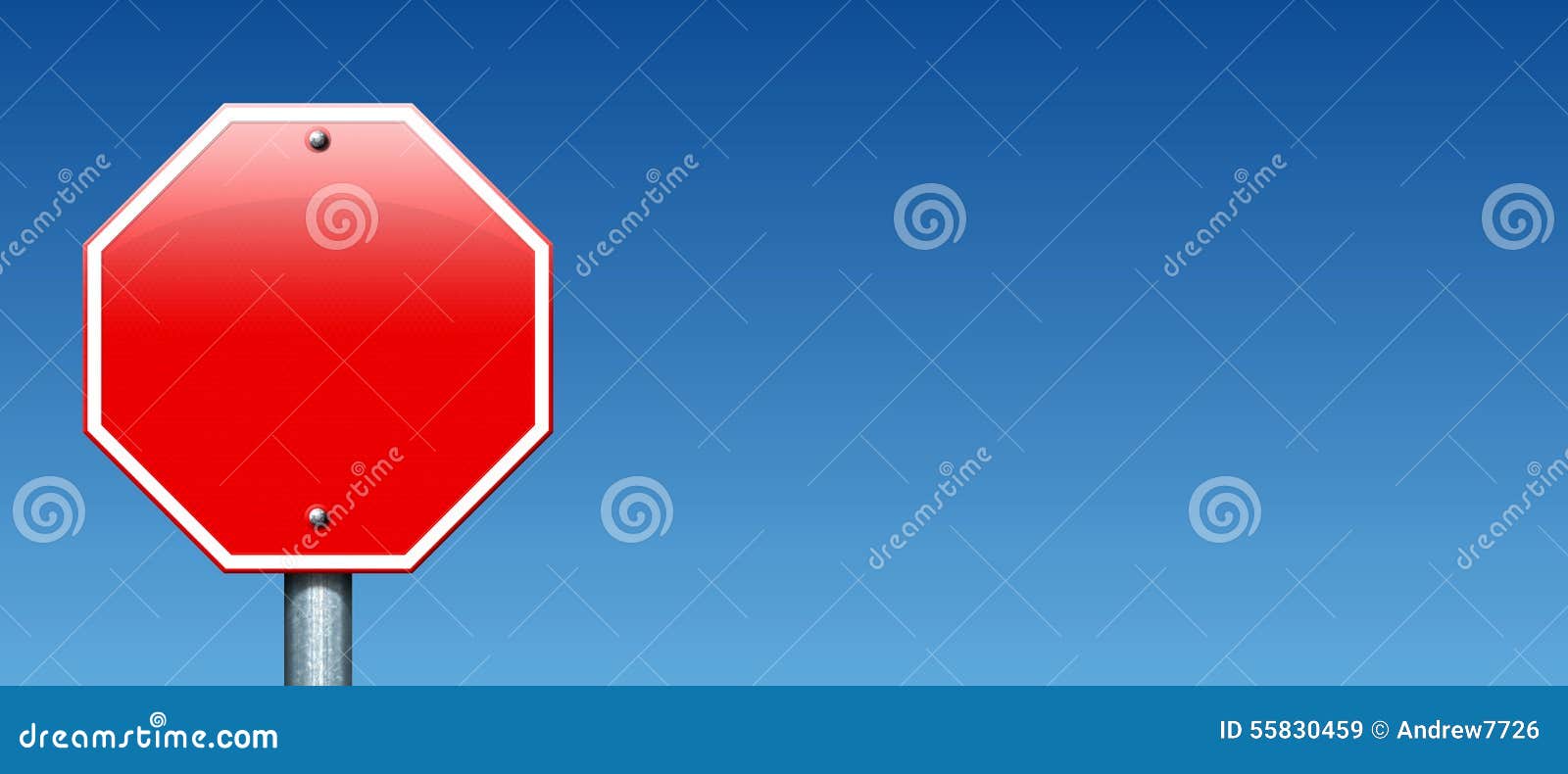 Empty Stop Signs Background Royalty-Free Stock Photography ...