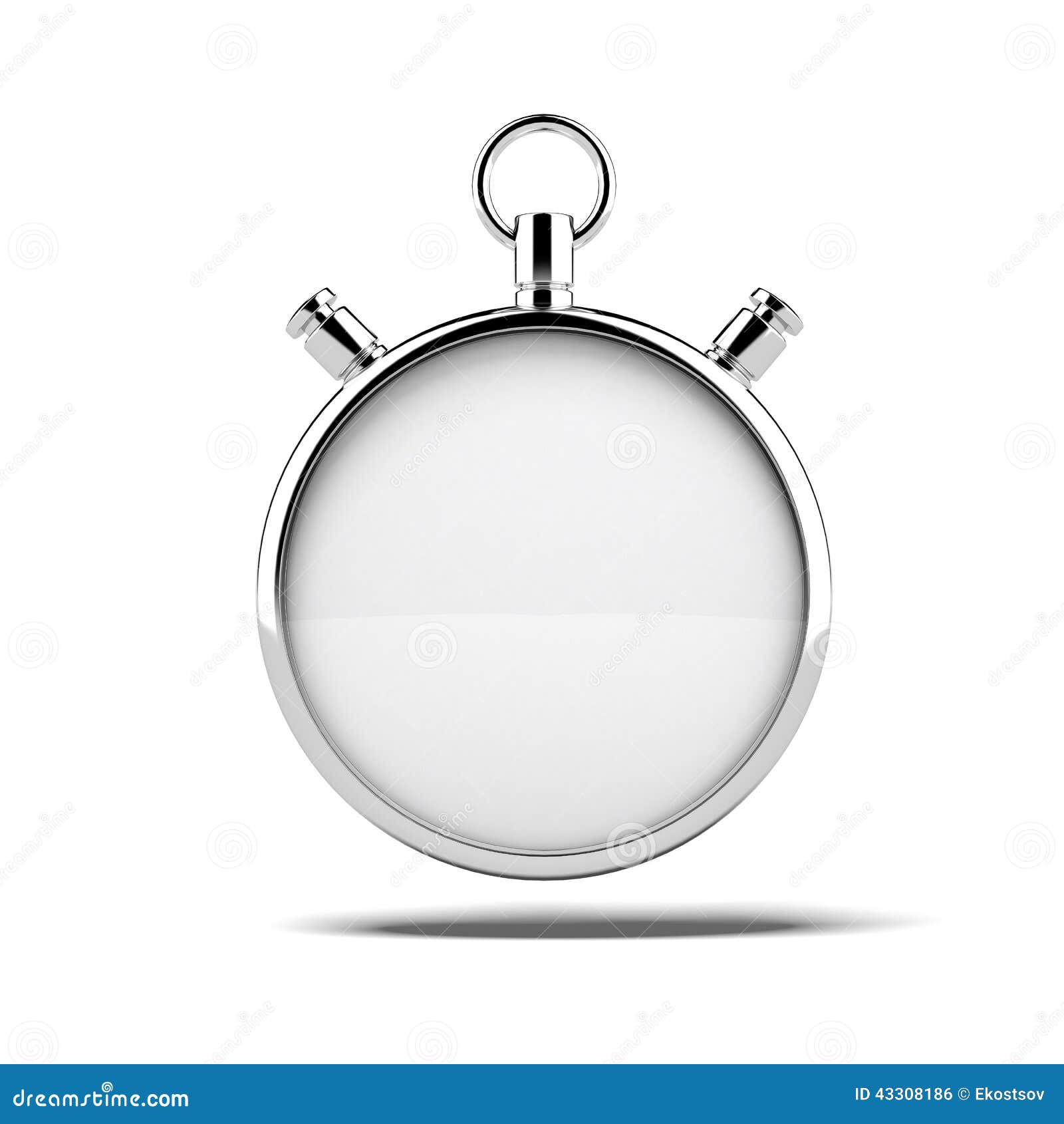 Empty stopwatch stock illustration. Illustration of equipment - 43308186
