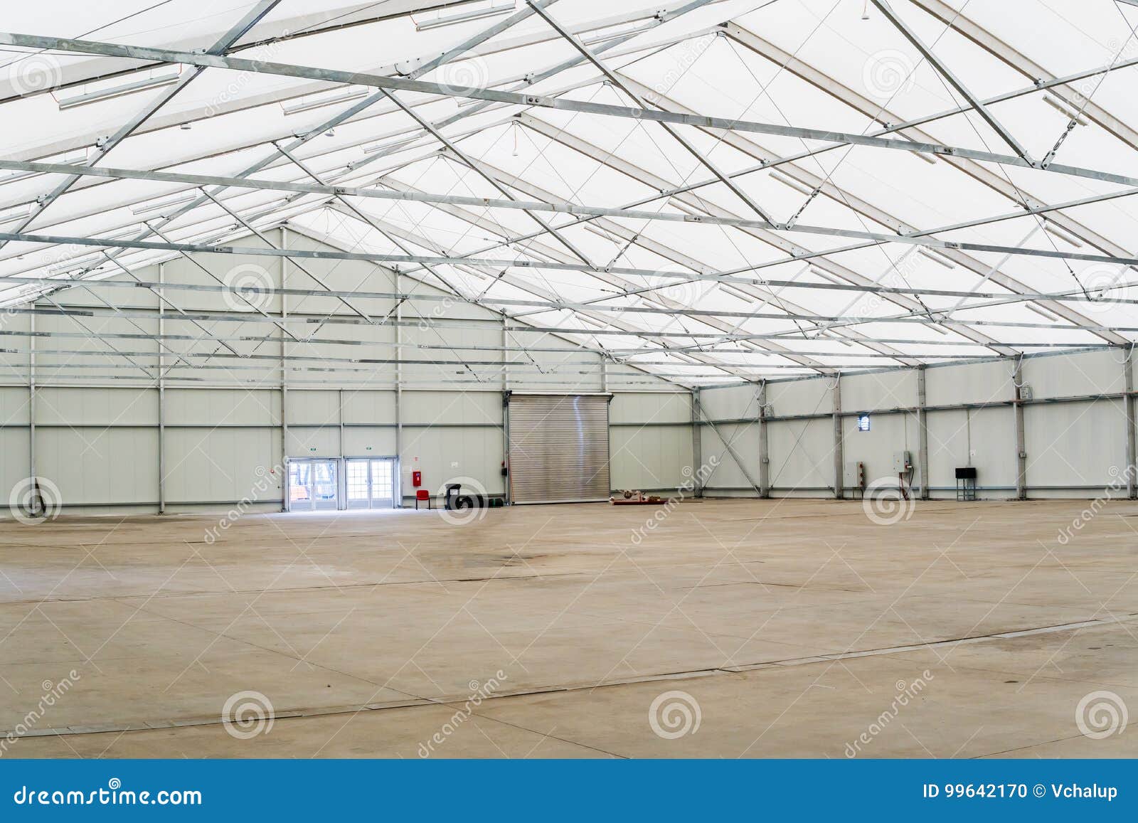 Empty Storage or Warehouse. Industry Concept Stock Photo - Image of ...