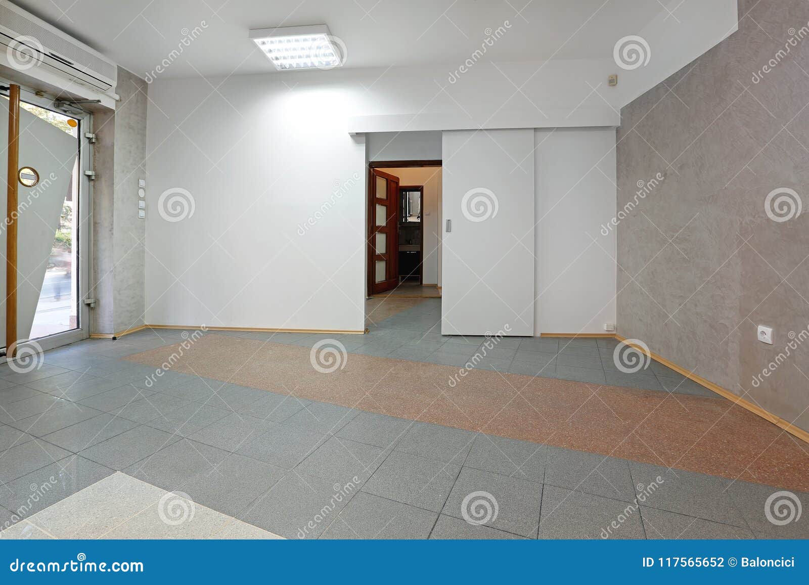 Empty Store stock photo. Image of room, space, interior - 117565652