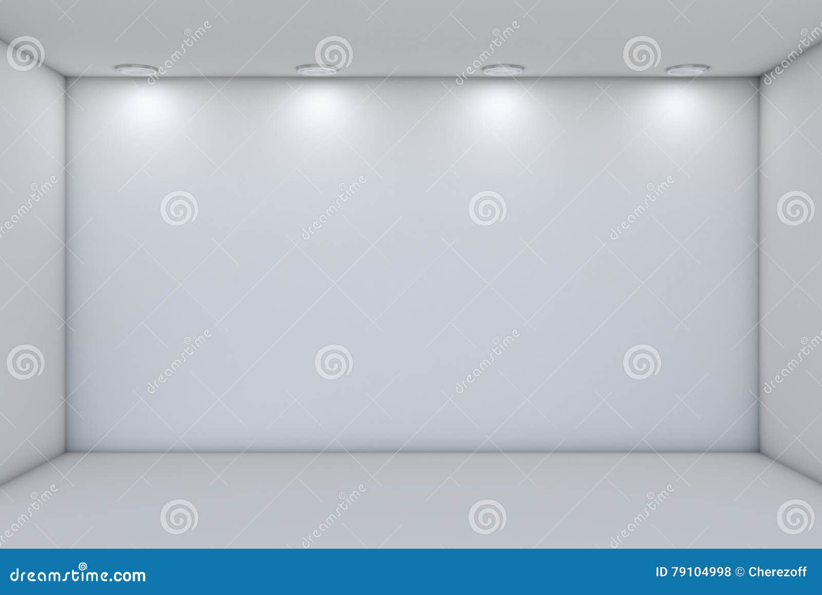 Empty Storefront with Lights Stock Photo - Image of scene, shopwindow ...