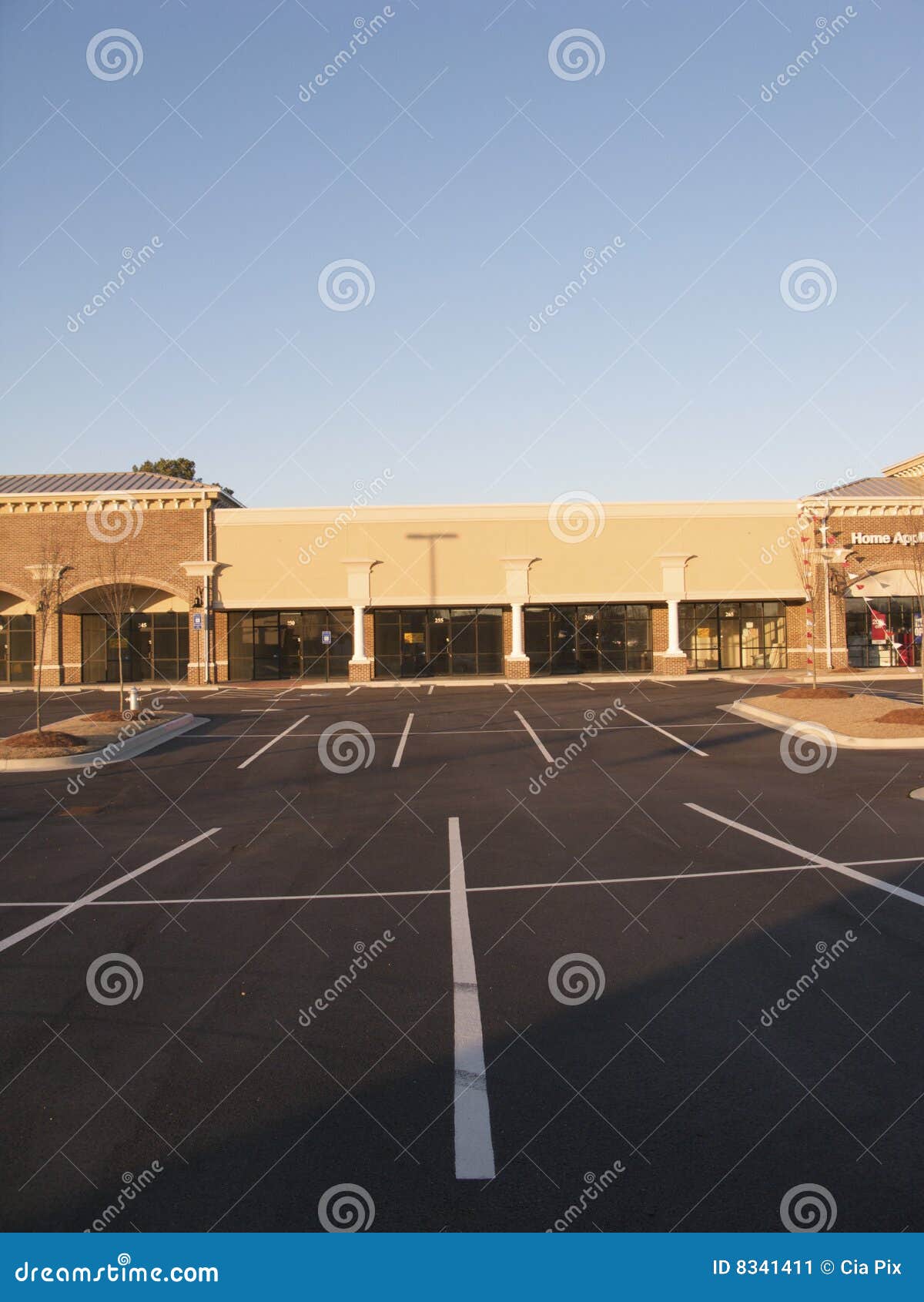 Empty storefronts stock image. Image of empty, centre - 8341411