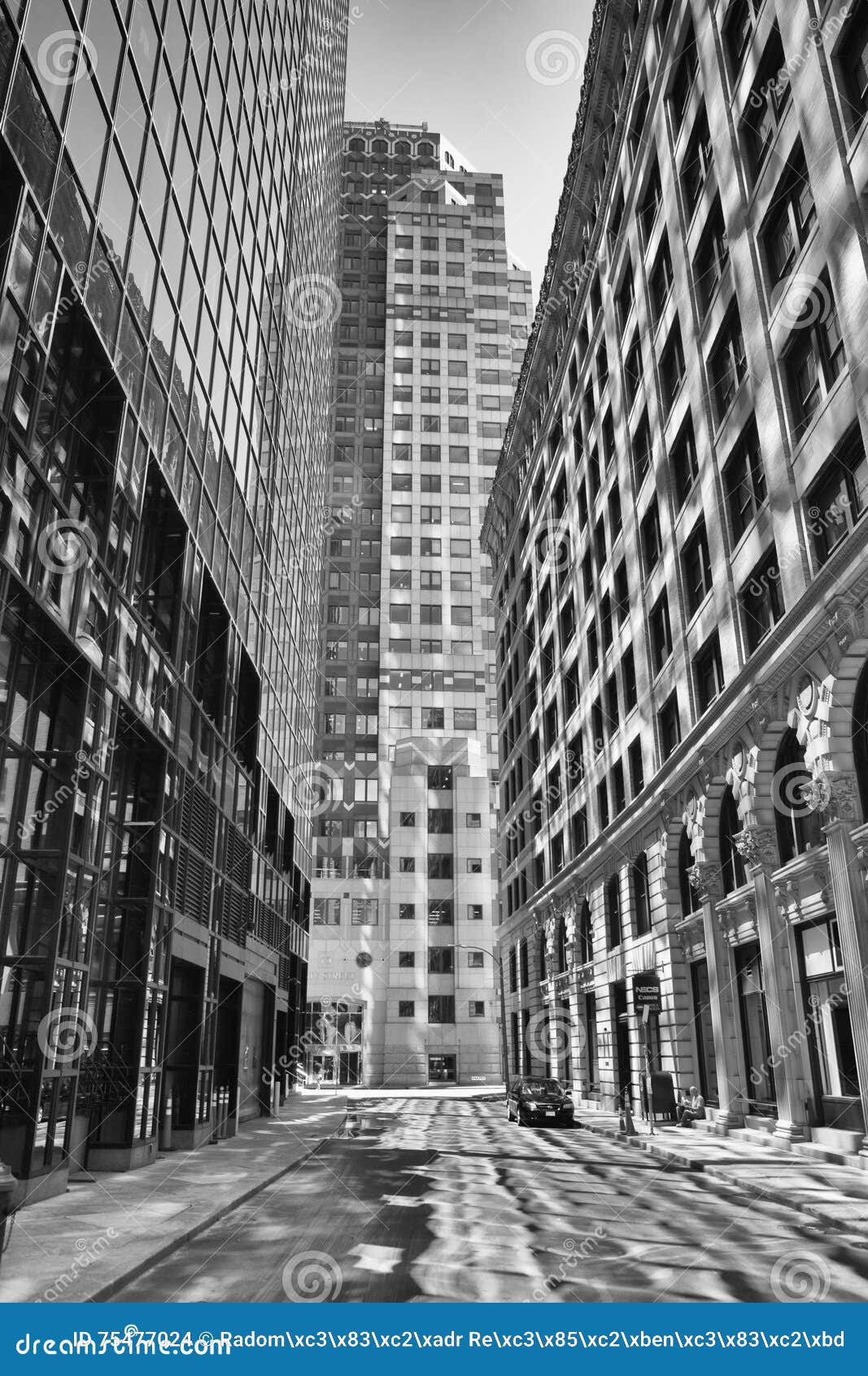 On the Empty Street in Boston, Massachusetts, Editorial Stock Image ...