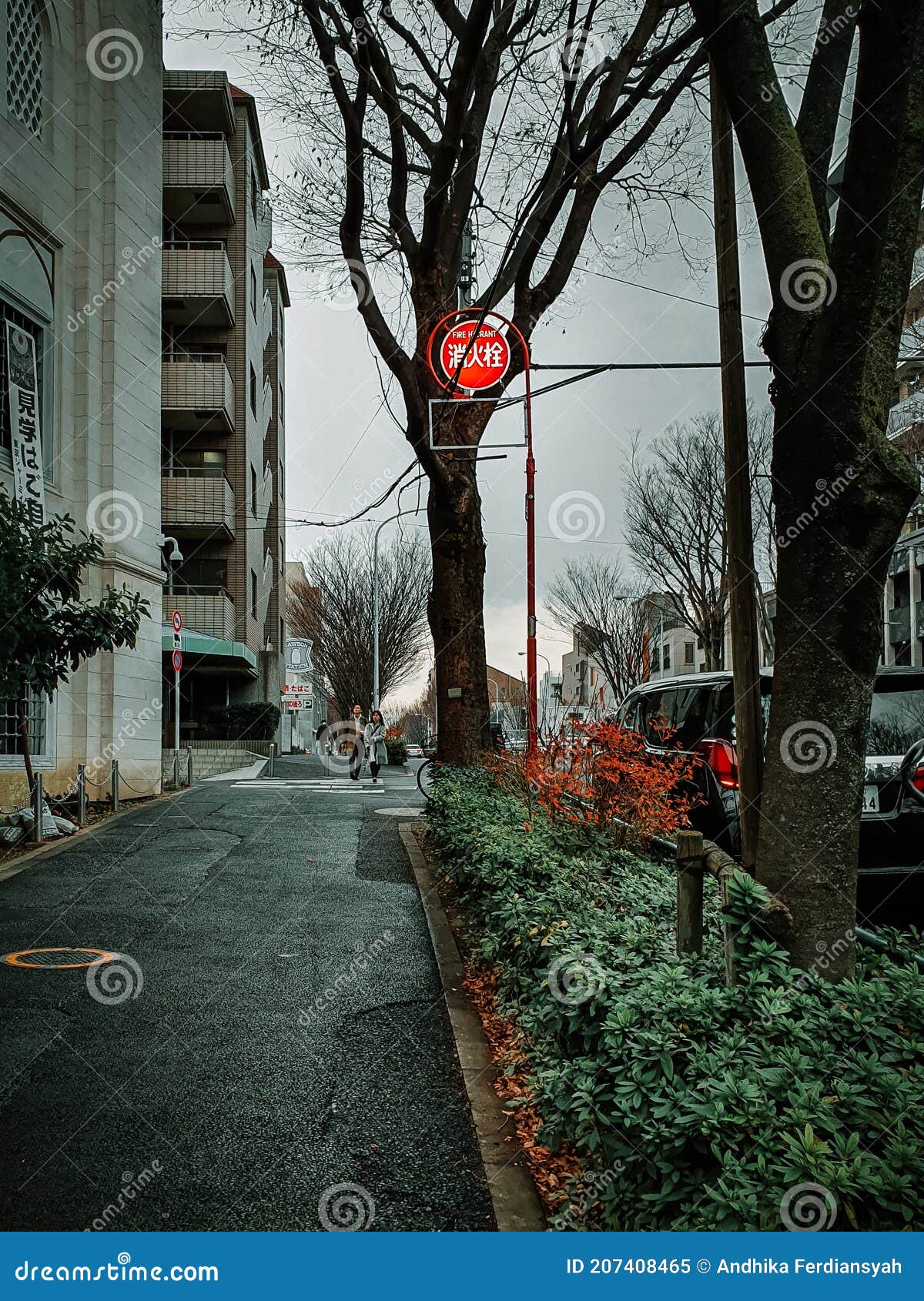 Empty street japan editorial image. Image of town, city - 207408465