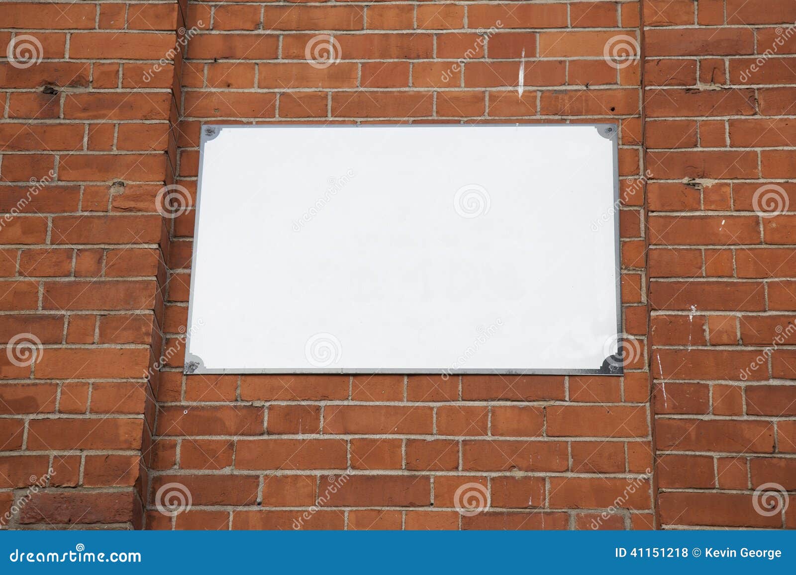 Empty Street Sign stock photo. Image of london, brick - 41151218