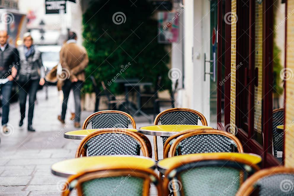 Empty Streets and Empty Cafes in Paris Stock Photo - Image of paris ...