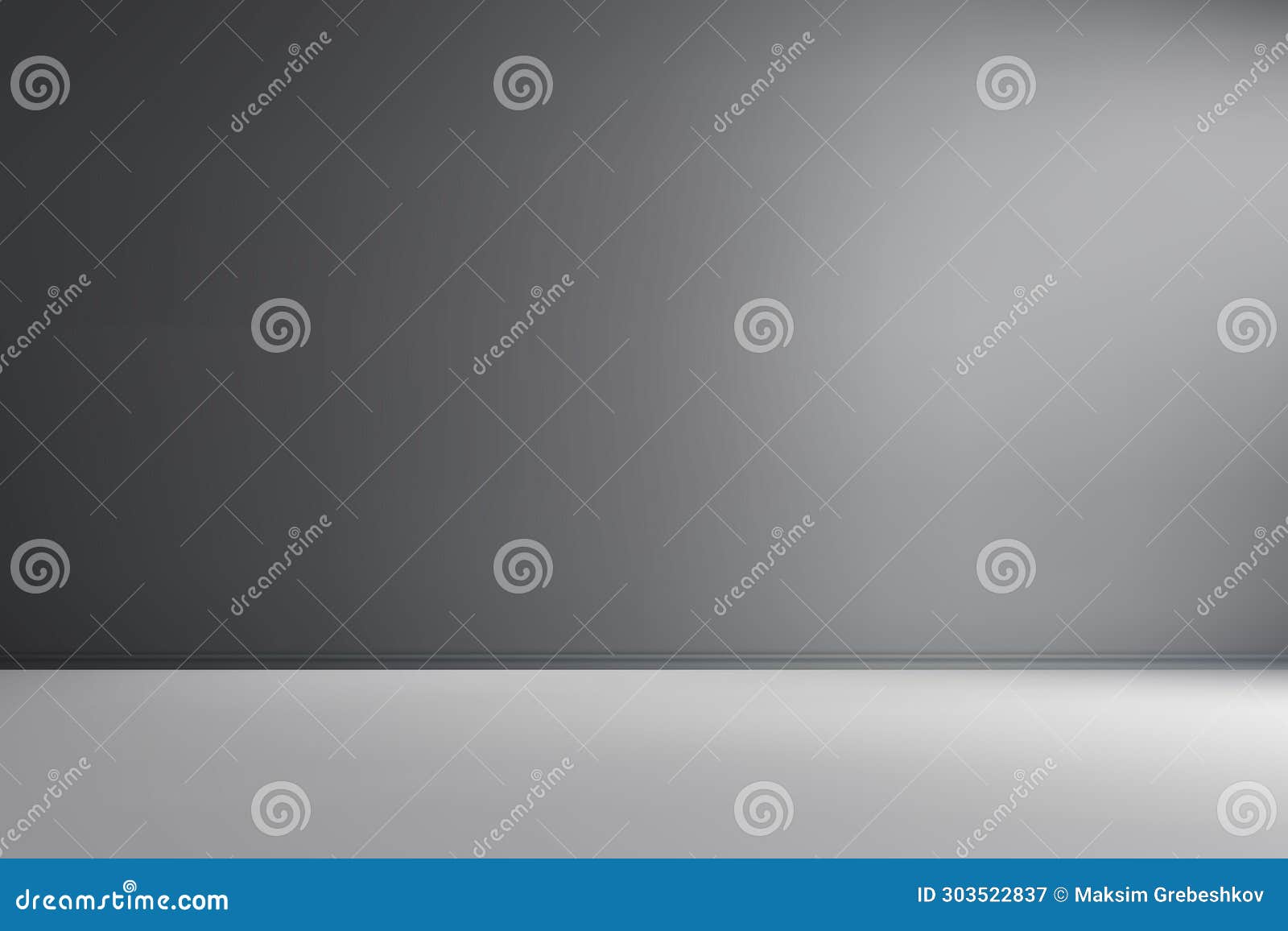 Empty Studio Background with Dark Wall. Stock Illustration ...