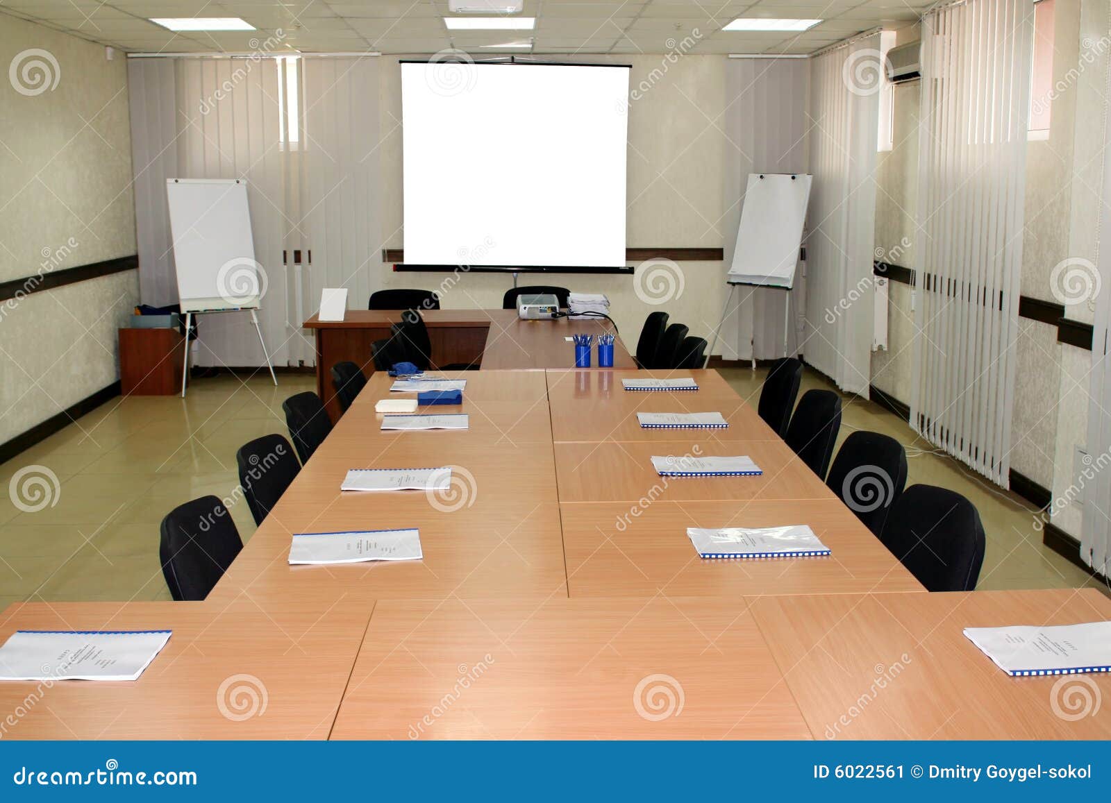 Empty study room stock image. Image of inside, flip, whiteboard - 6022561