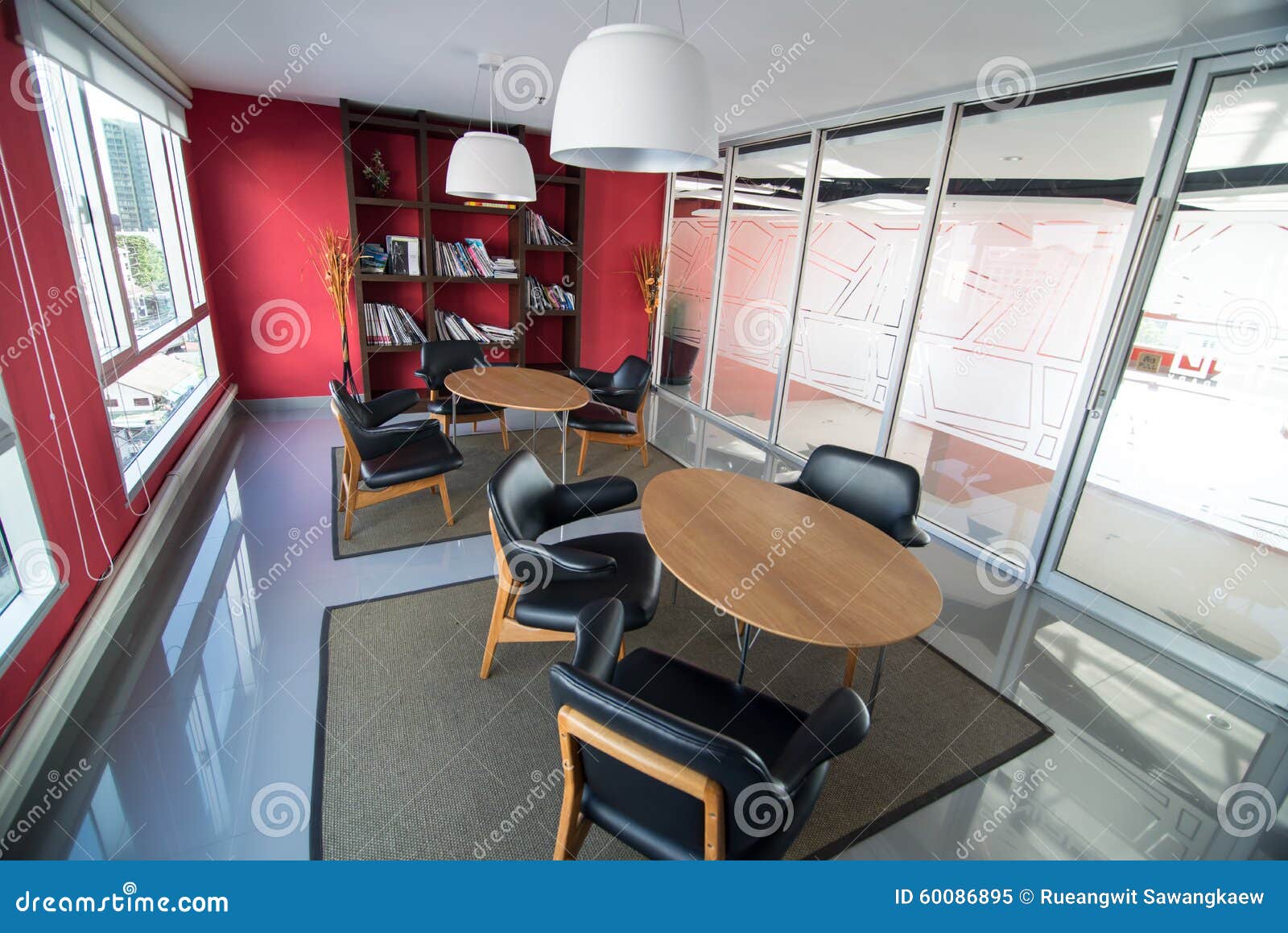 Empty study room stock image. Image of luxury, bright - 60086895