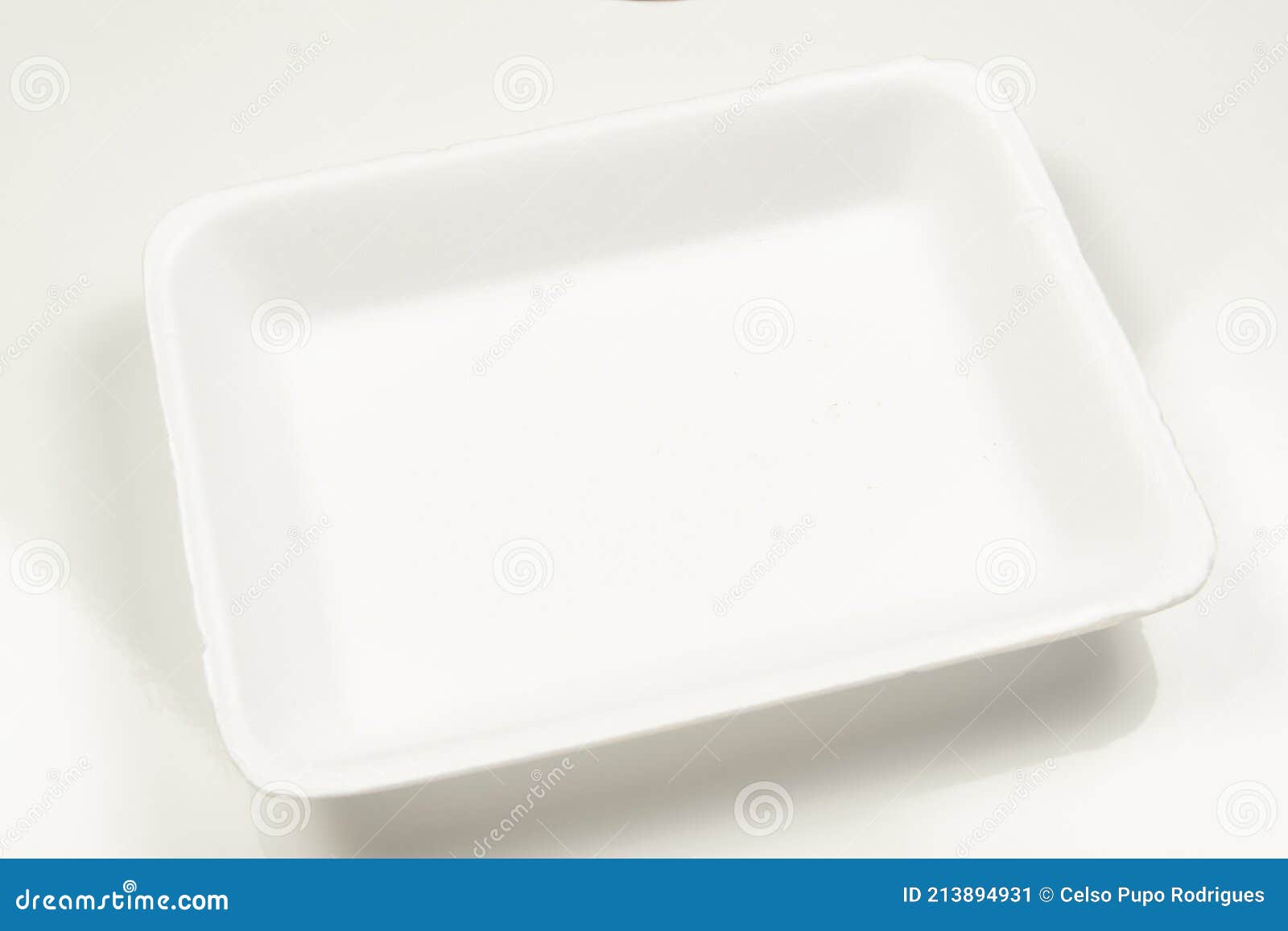 Empty Styrofoam Tray for Packing Food Stock Image - Image of container ...