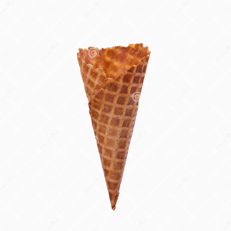 Empty sugar cone stock image. Image of yellow, snack - 51854079