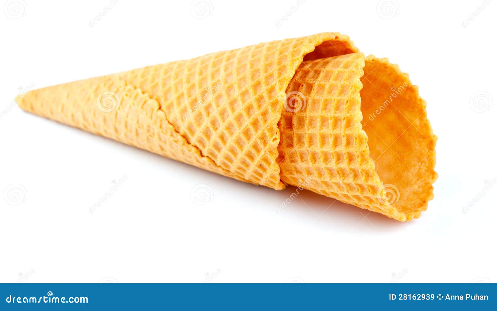 Waffle Cone On Different Colored Shapes Royalty-Free Stock Image ...
