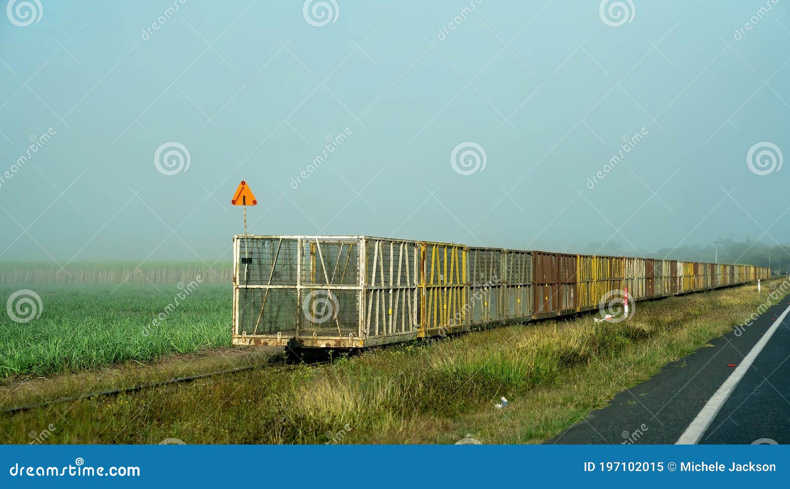 Empty Sugarcane Bins stock image. Image of paddock, harvesting - 197102015