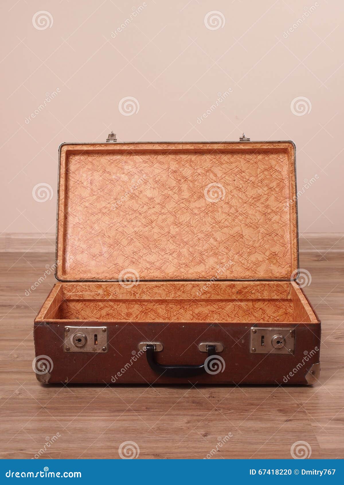 Empty suitcase in room stock photo. Image of suitcase - 67418220