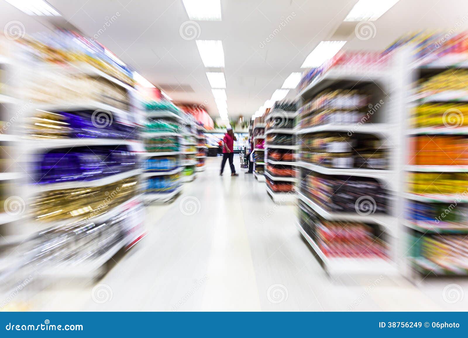 Empty Supermarket Aisle,motion Blur Stock Image - Image of movement, browse: 38756249