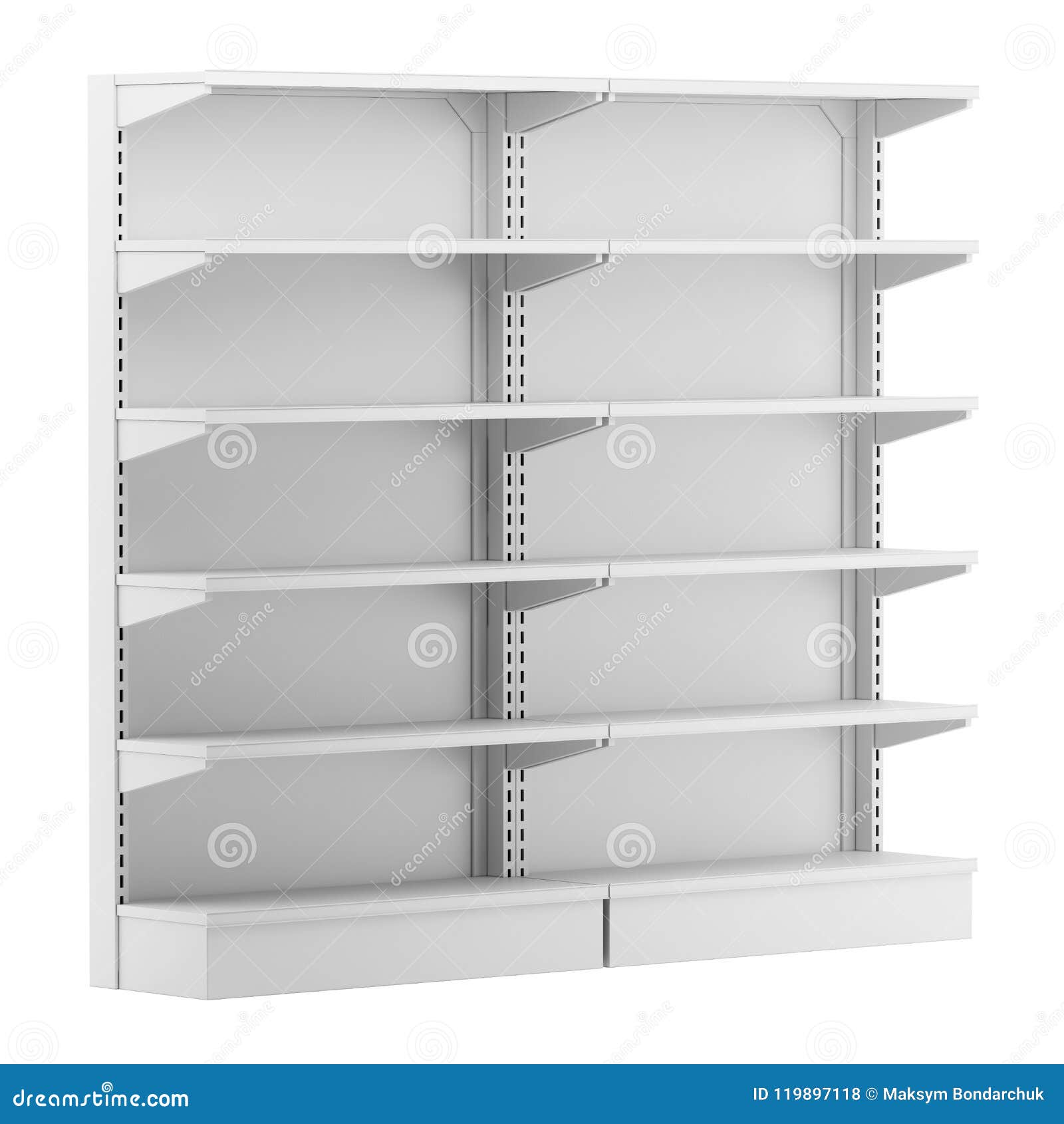 Empty Supermarket Shelves PNG Alpha: Conceptual Photography Stock Photo ...