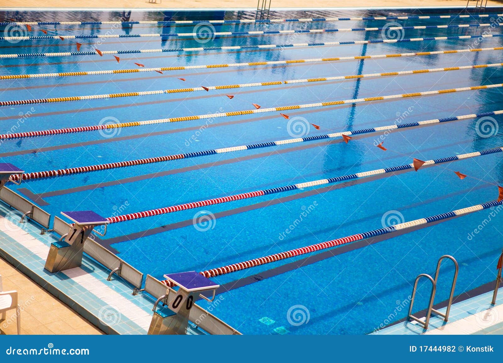 Empty Swimming Pool Bright Solar Day Stock Photo - Image of leisure ...
