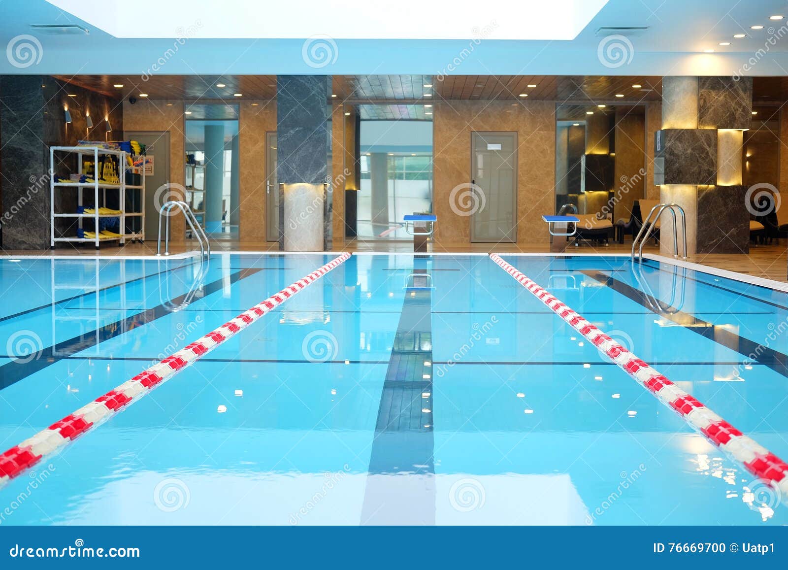 Empty swimming pool stock photo. Image of competition - 76669700