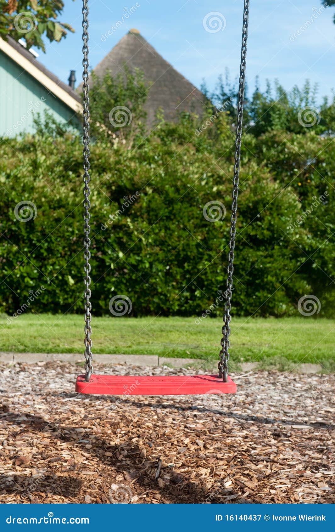 Empty swing stock image. Image of vertical, sadness, child - 16140437