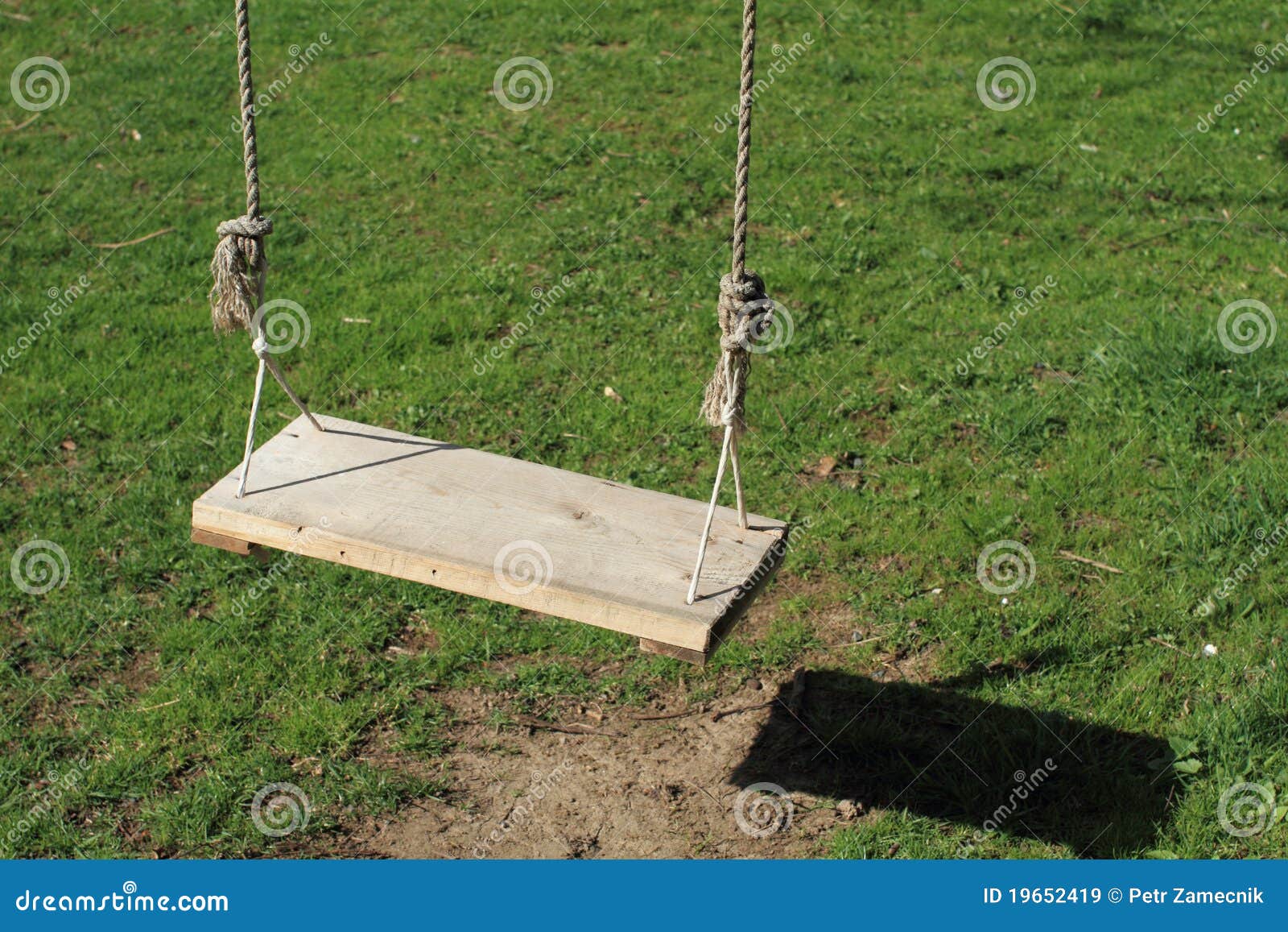 Empty swing stock image. Image of swung, green, wabble - 19652419