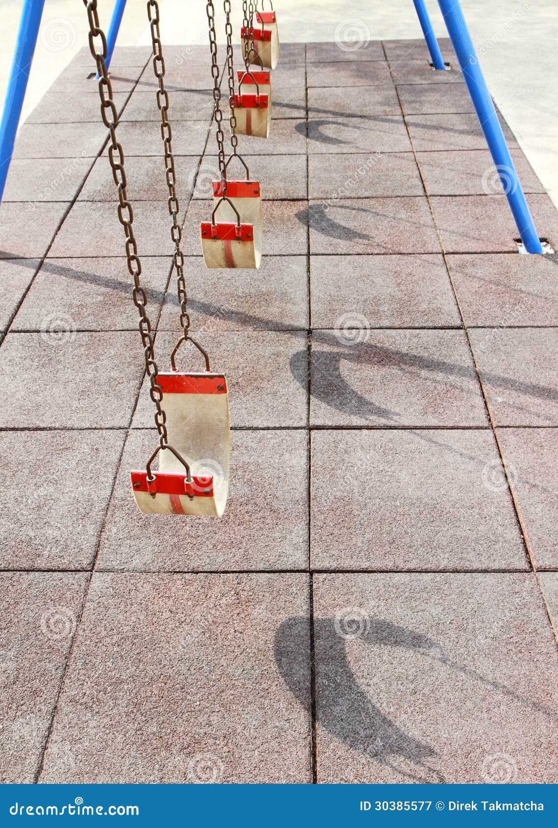 Empty swing set stock image. Image of empty, playground - 30385577