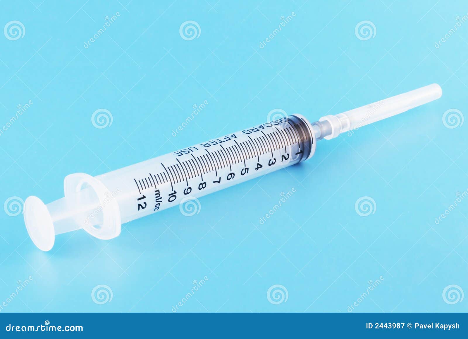 Empty Syringe stock image. Image of isolated, medical - 2443987