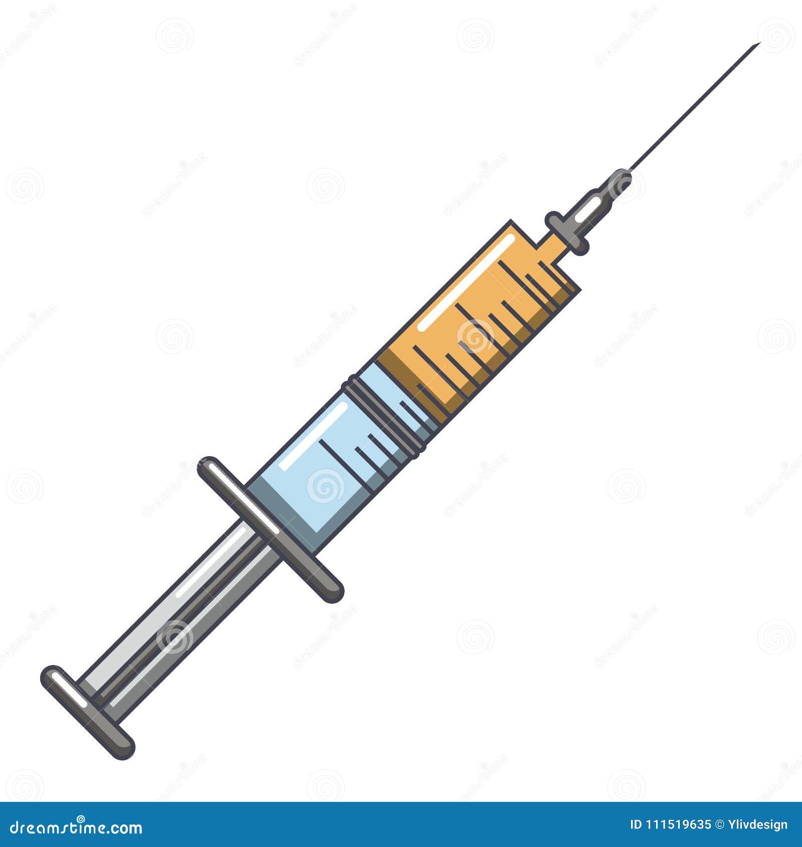 Empty Syringe, Silhouette Cartoon Vector | CartoonDealer.com #274912059