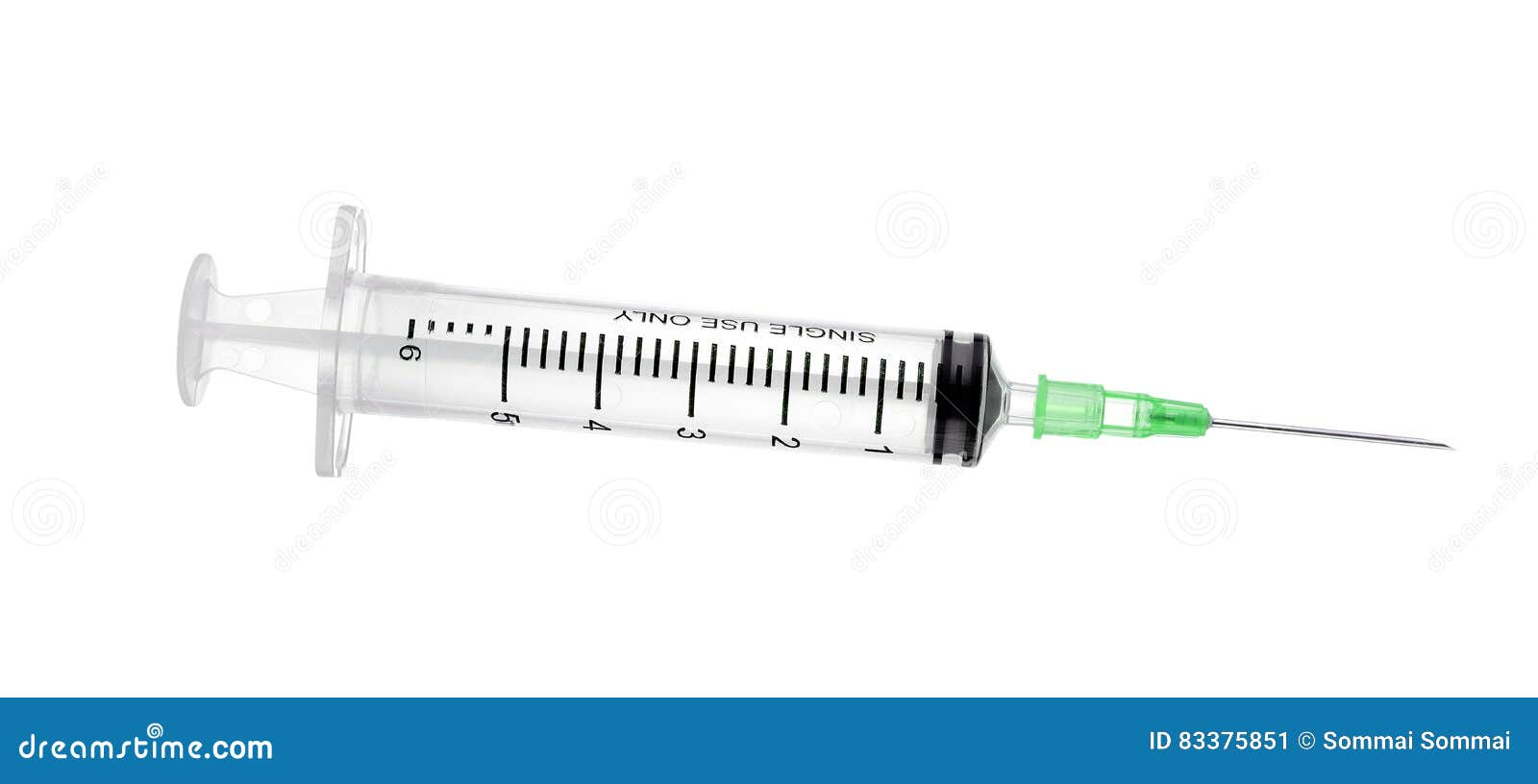 Empty Syringe for Injection Stock Image - Image of white, isolated ...