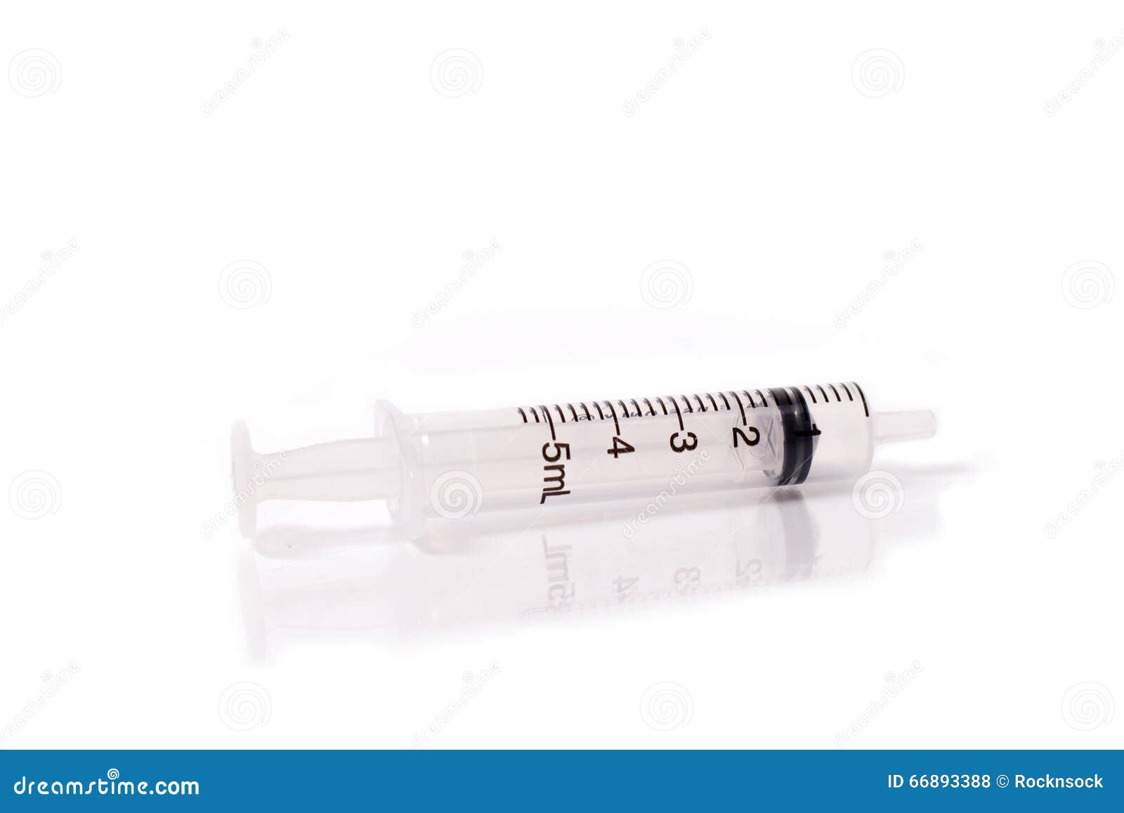 Empty syringe isolated stock photo. Image of liquid, health - 66893388