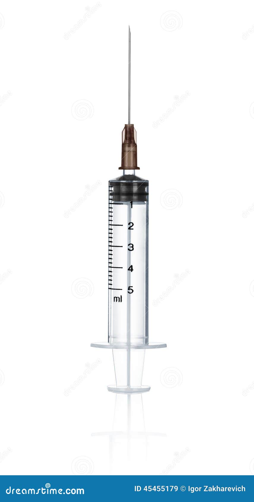 Empty syringe stock image. Image of healthy, immunization - 45455179