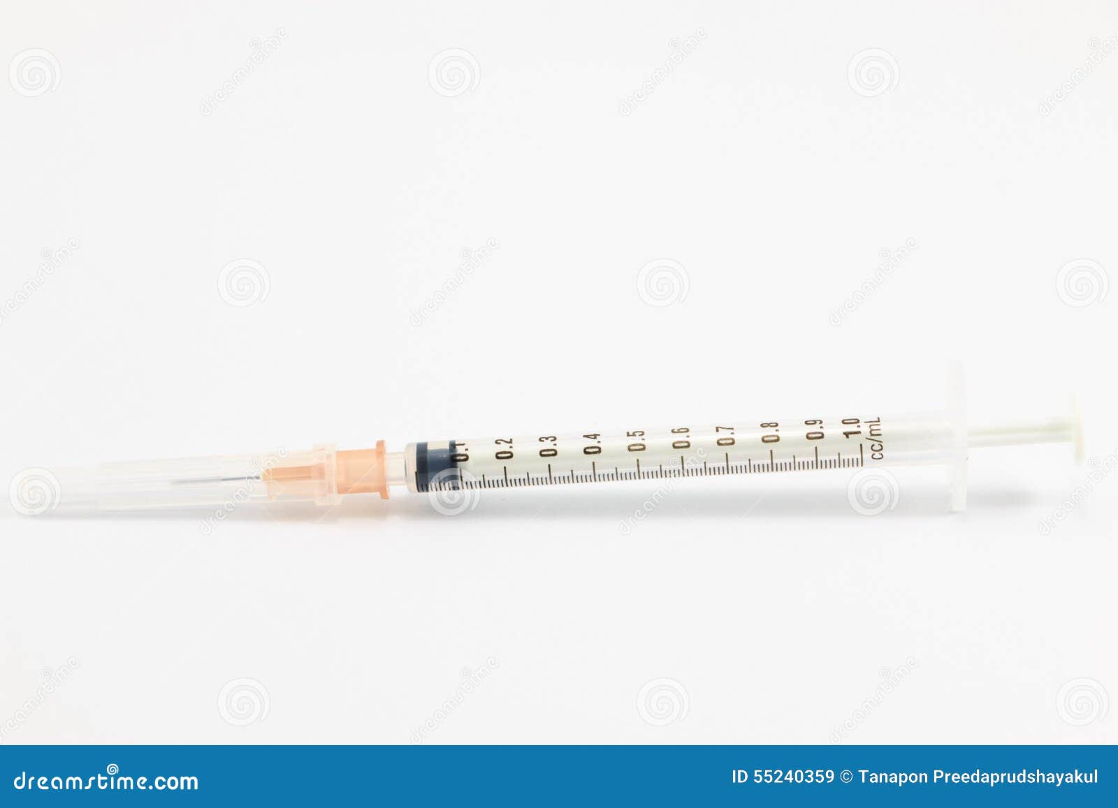 Empty Syringe stock image. Image of cure, insulin, object - 55240359