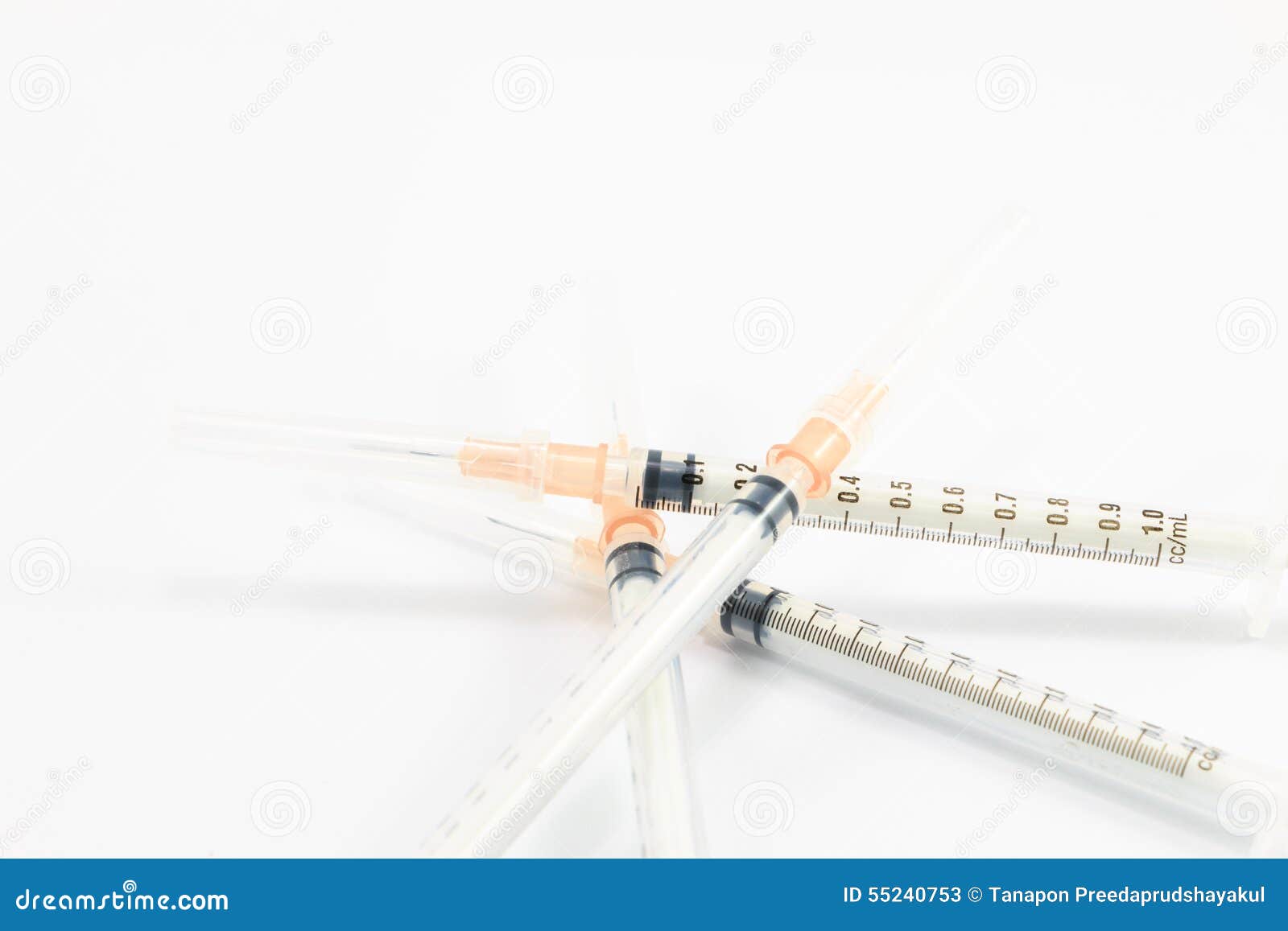 Empty Syringe stock image. Image of health, insulin, closeup - 55240753