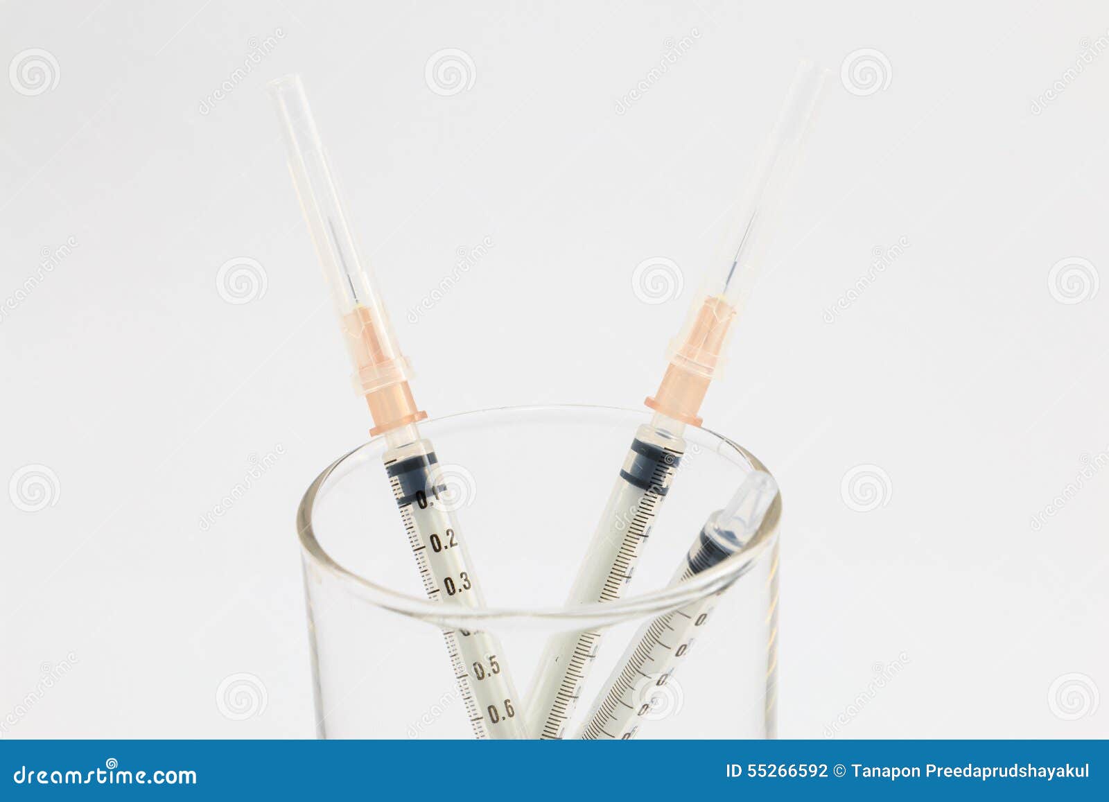 Empty Syringe stock photo. Image of treatment, cure, health - 55266592