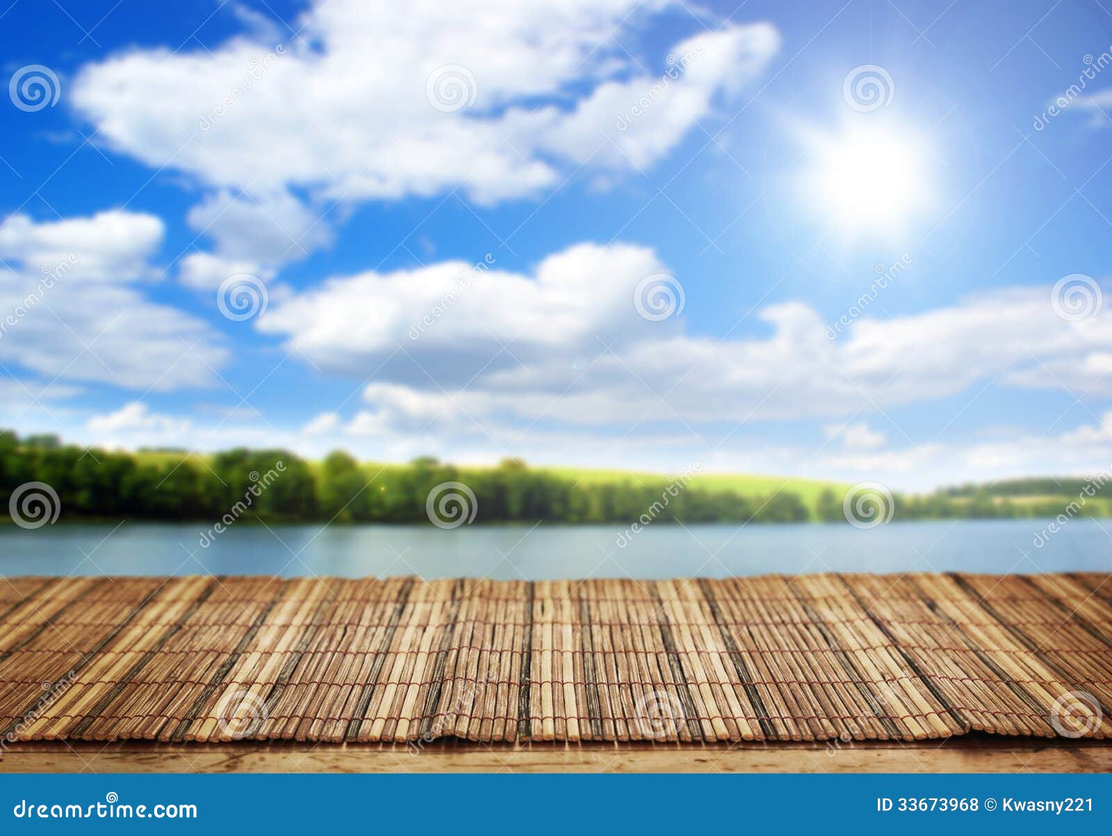 Empty table stock photo. Image of plank, garden, natural - 33673968