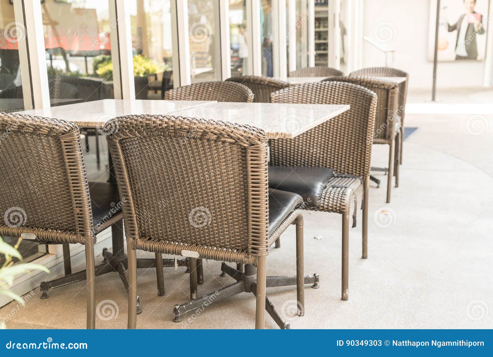 Empty table and chair stock image. Image of home, dining - 90349303