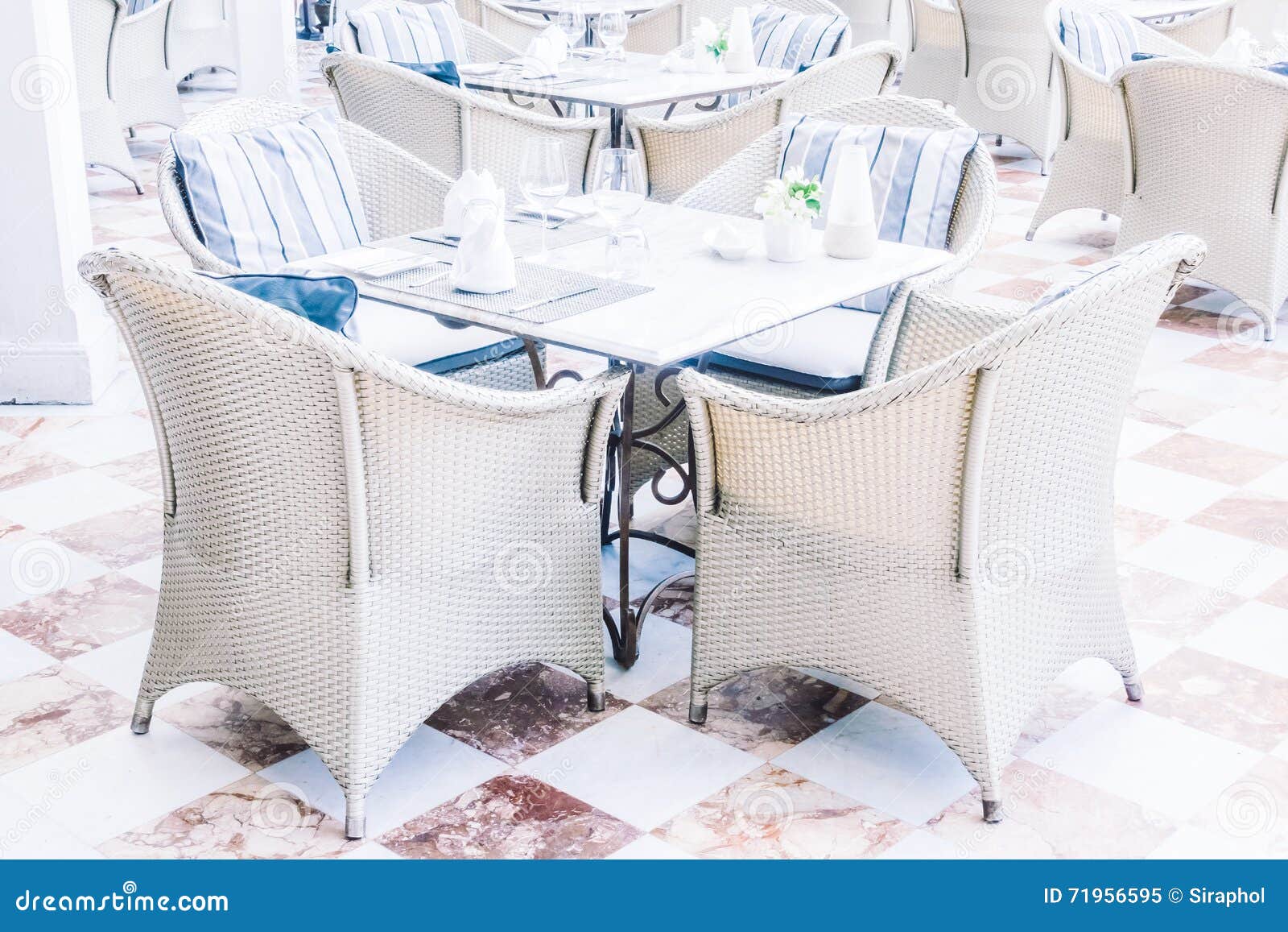 Empty table and chair stock image. Image of table, empty - 71956595