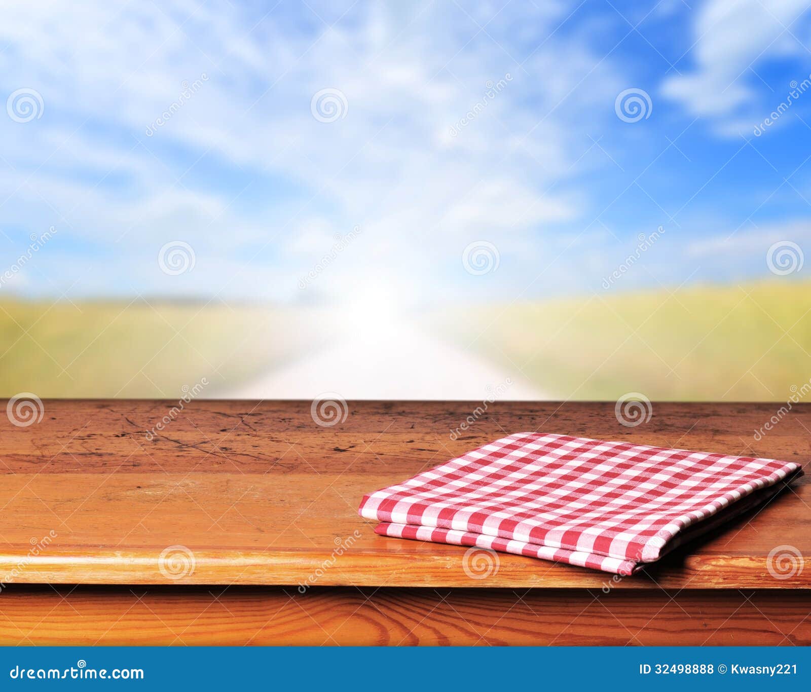 Empty table stock photo. Image of country, plant, cloudy - 32498888