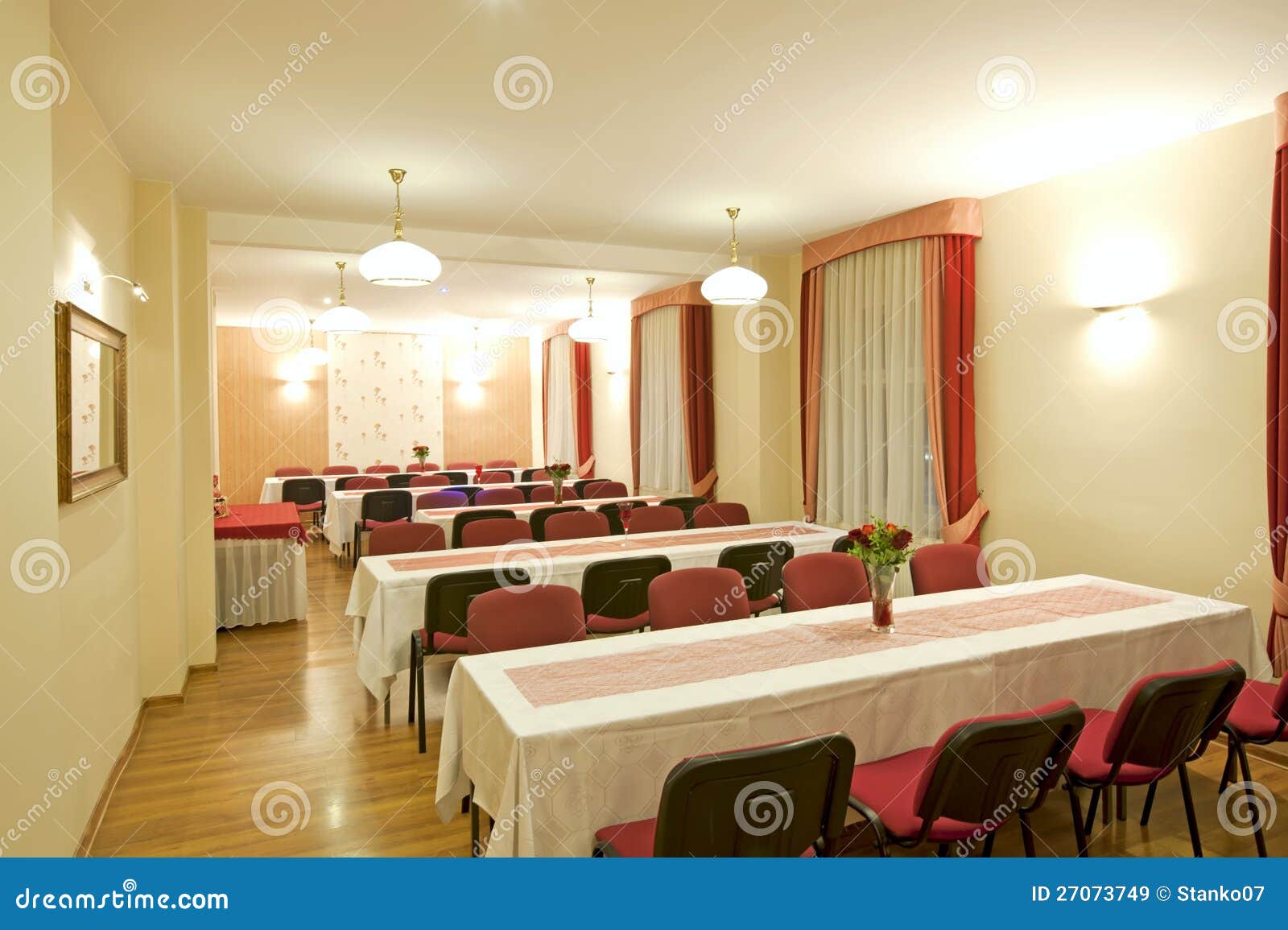 Empty tables stock image. Image of celebration, bouquet - 27073749