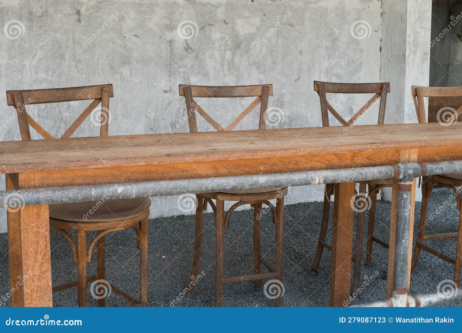 Empty Tables and Chairs Interior of a Restaurant Stock Image - Image of ...