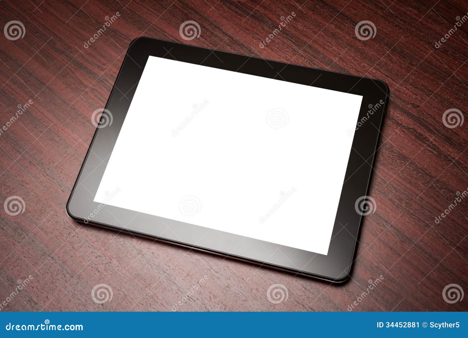Empty tablet stock image. Image of media, display, digital - 34452881