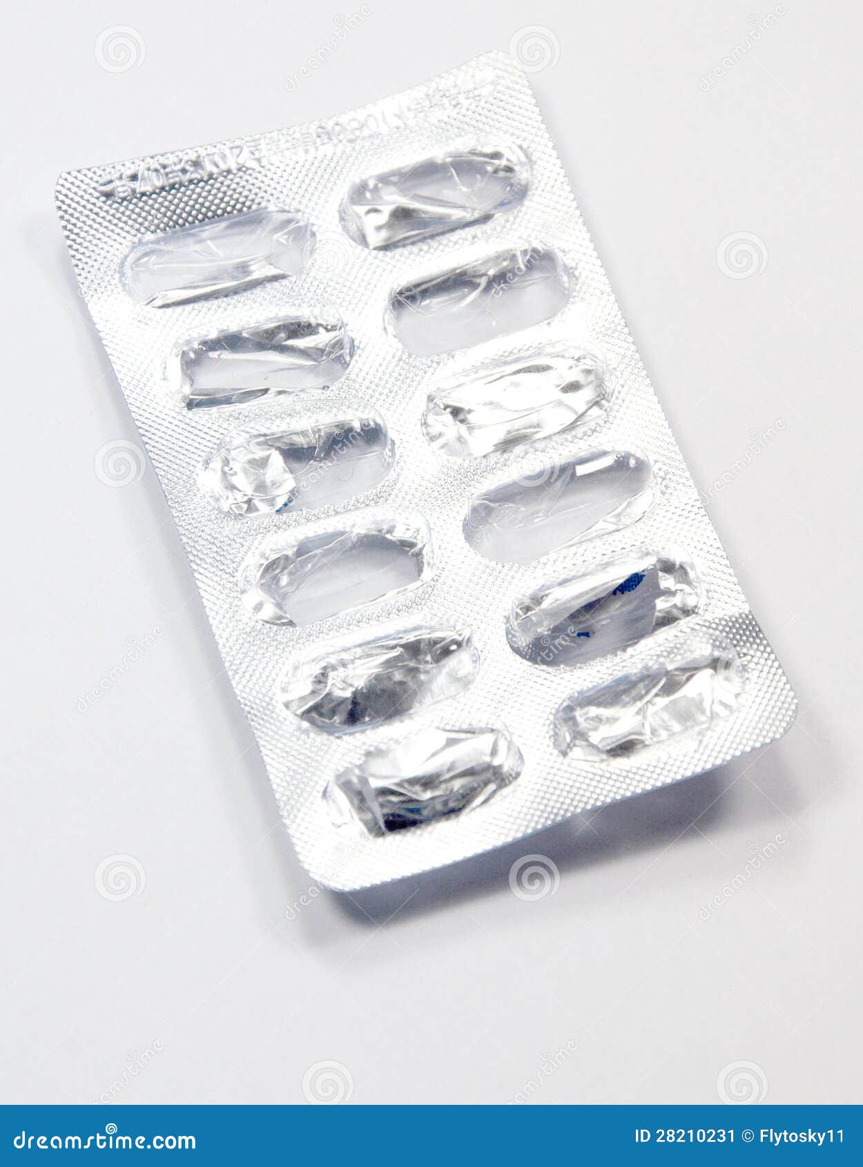 Empty Tablet Pharmaceutical Packaging Stock Image - Image of addiction ...