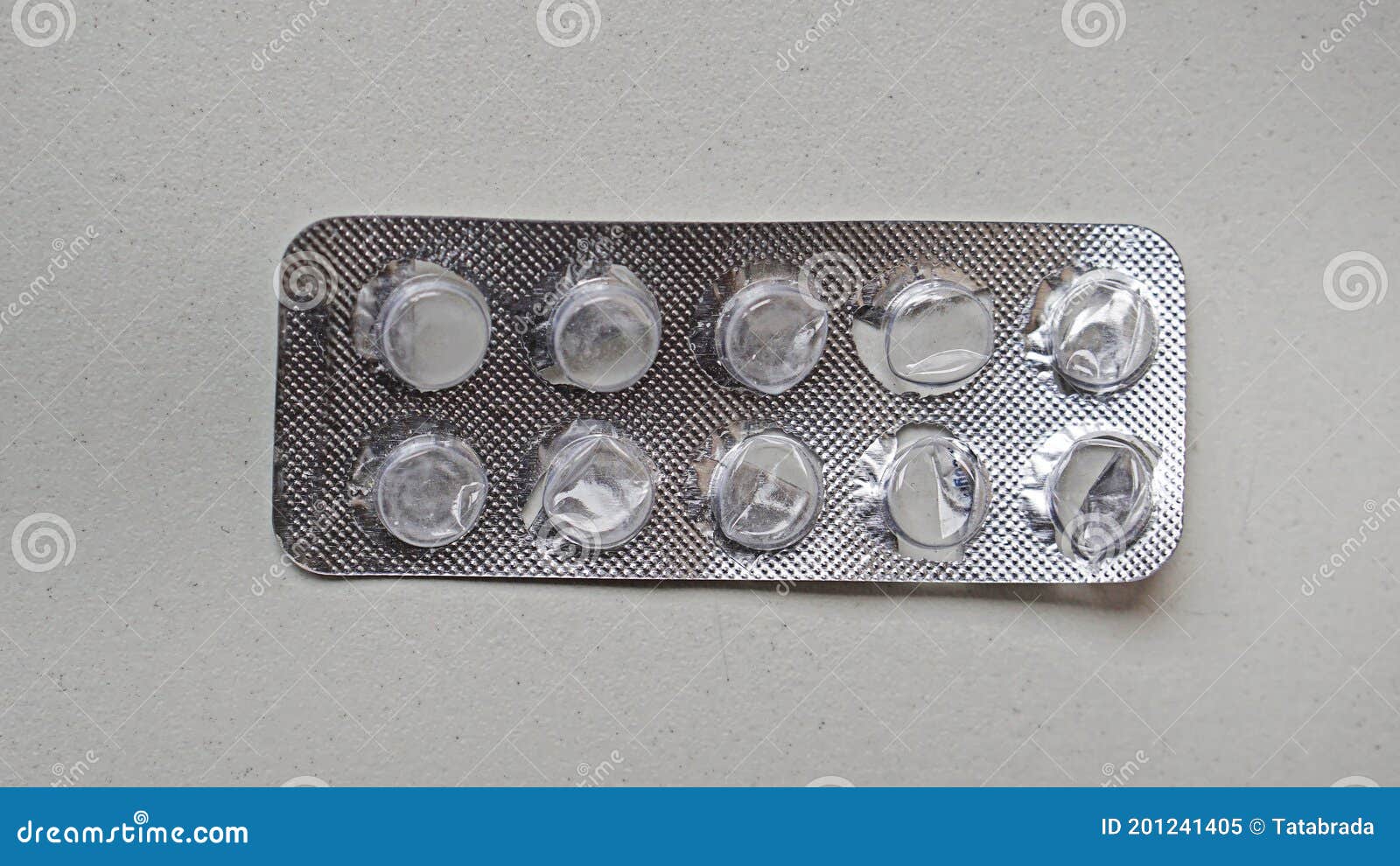 Empty tablets foil stock image. Image of tablet, aluminum - 201241405