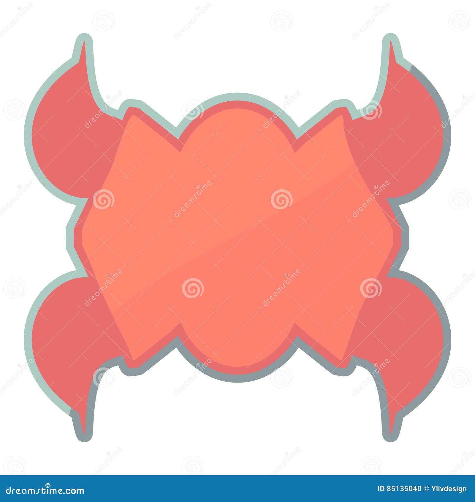 Empty Tag Icon, Cartoon Style Stock Vector - Illustration of badge ...