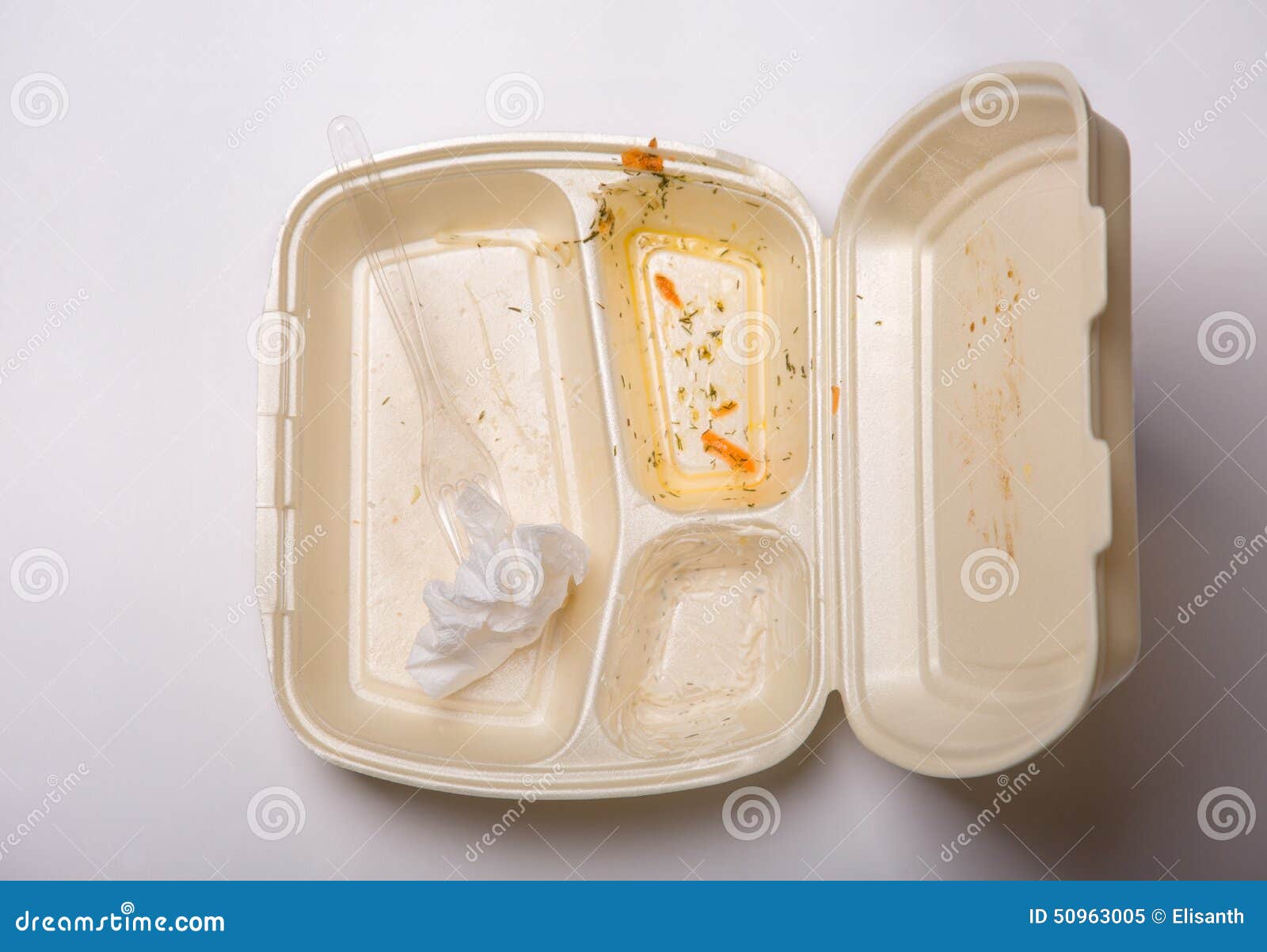 Empty takeout food box stock image. Image of dinner, portion - 50963005