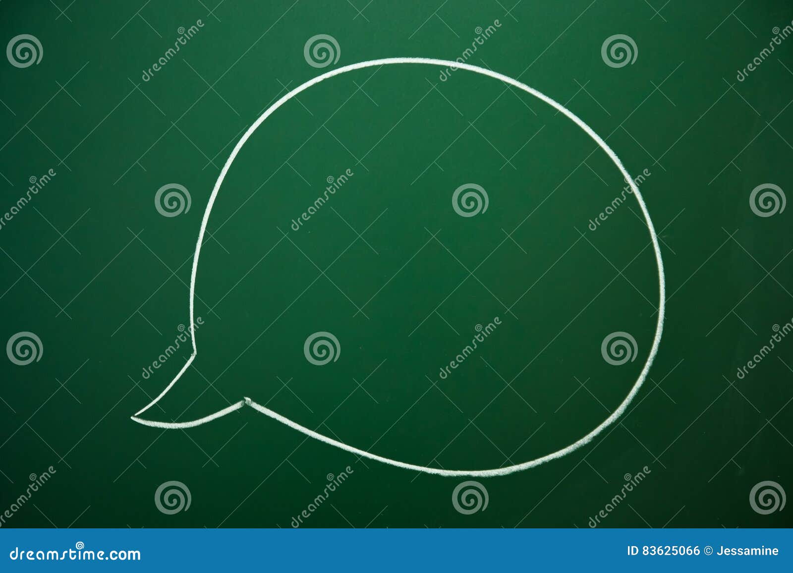 Empty talk box stock photo. Image of speak, chalkboard - 83625066