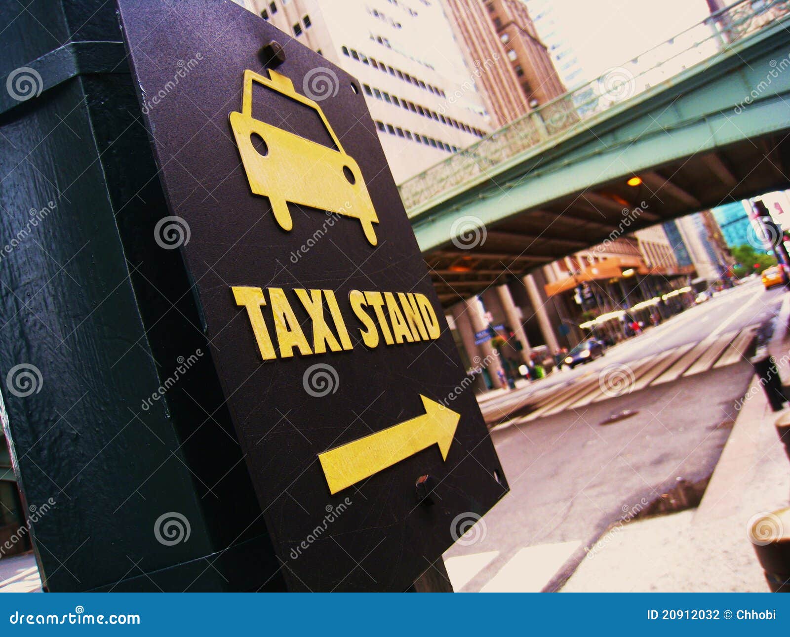 Empty taxi stand stock photo. Image of busy, full, immigrant - 20912032