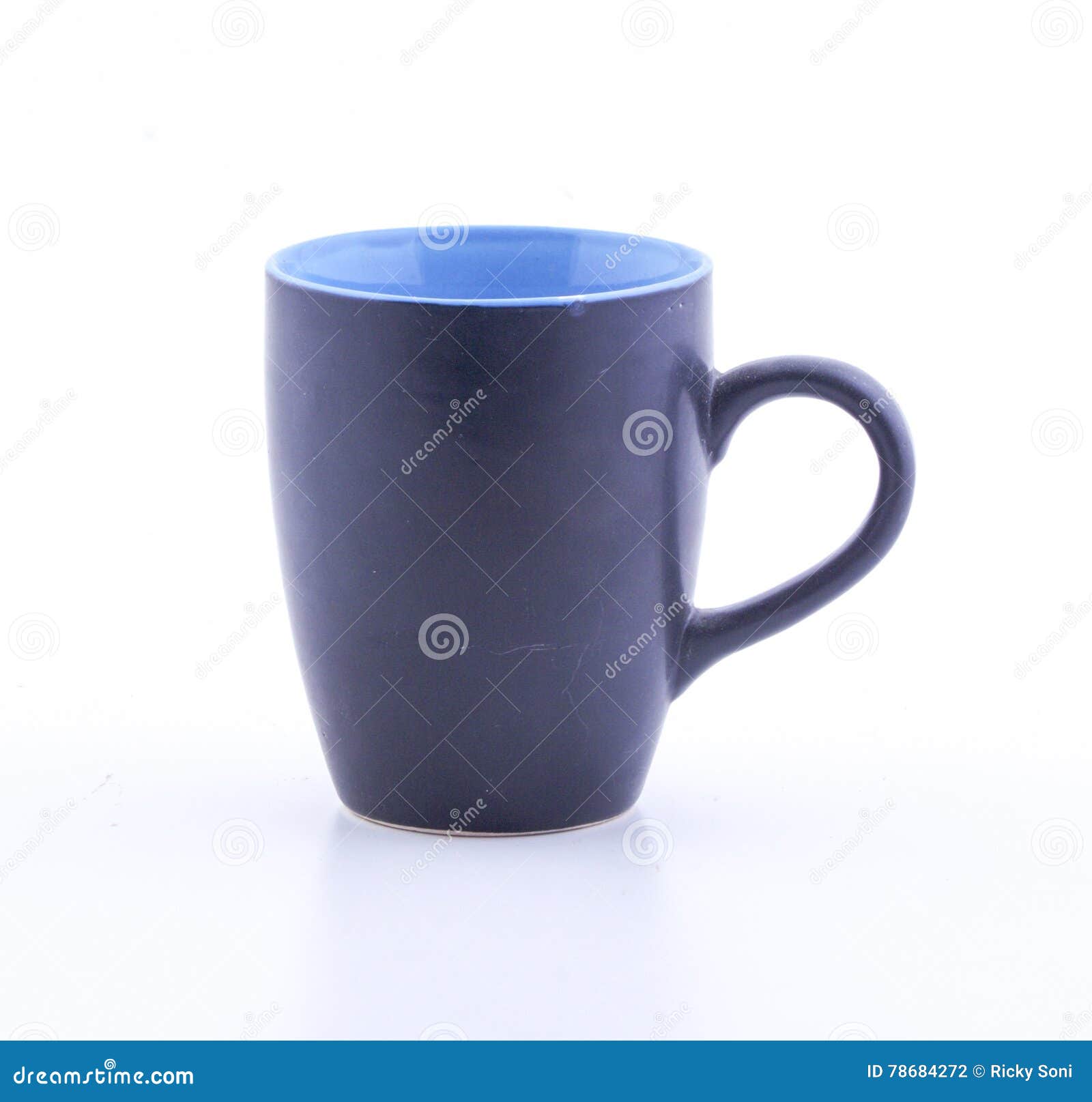 Empty Tea Cup Isolated on White Background Stock Photo - Image of ...