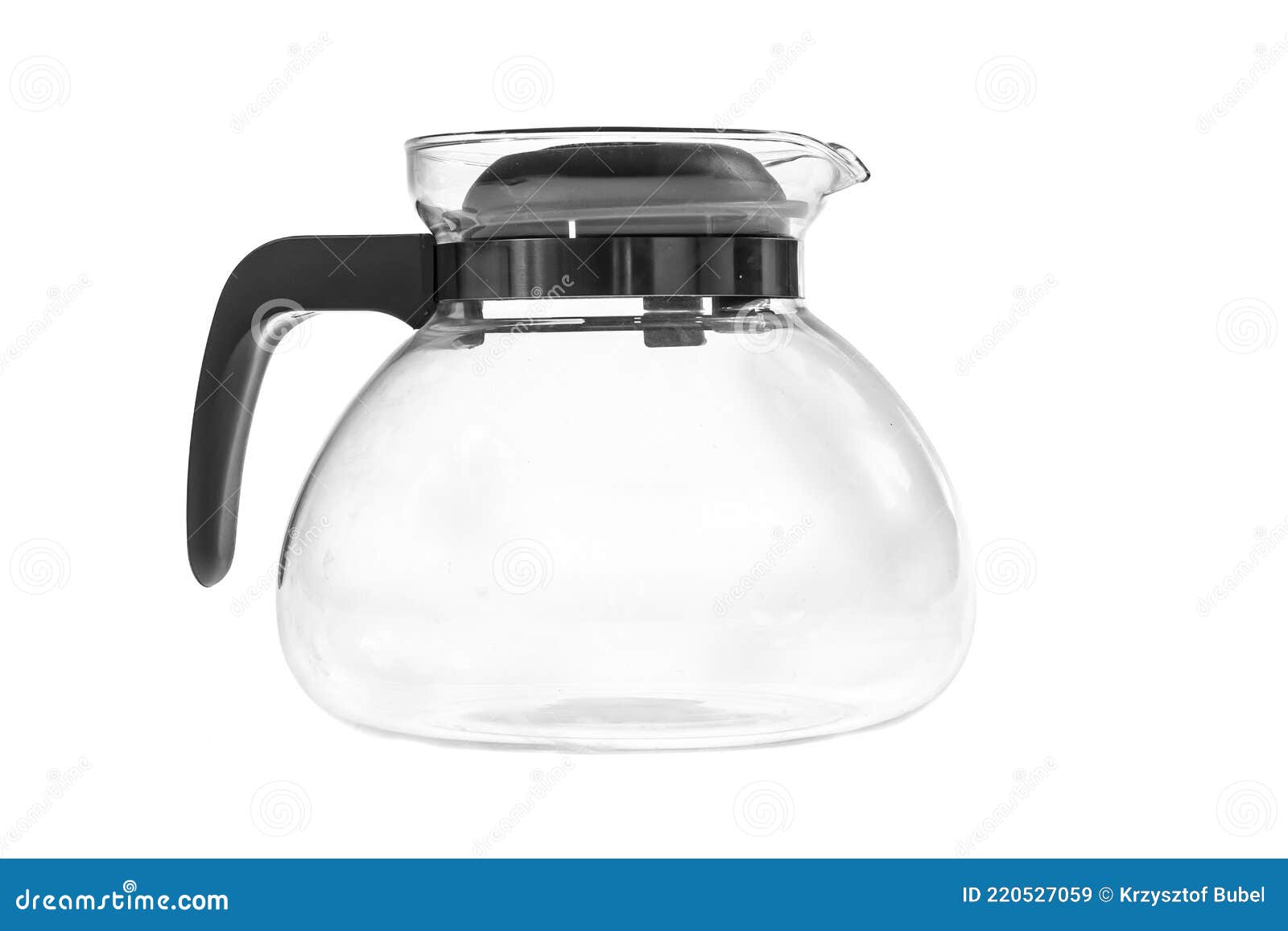 Empty Tea Pot a White Isolated Background Stock Image - Image of ...