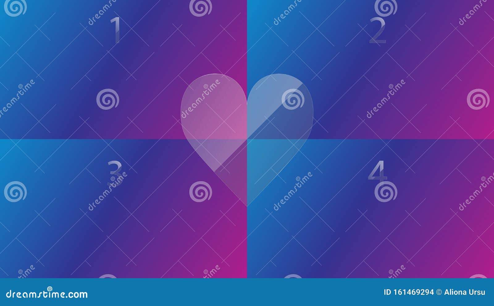 Empty Template Four Paragraphs Stock Vector - Illustration of light ...